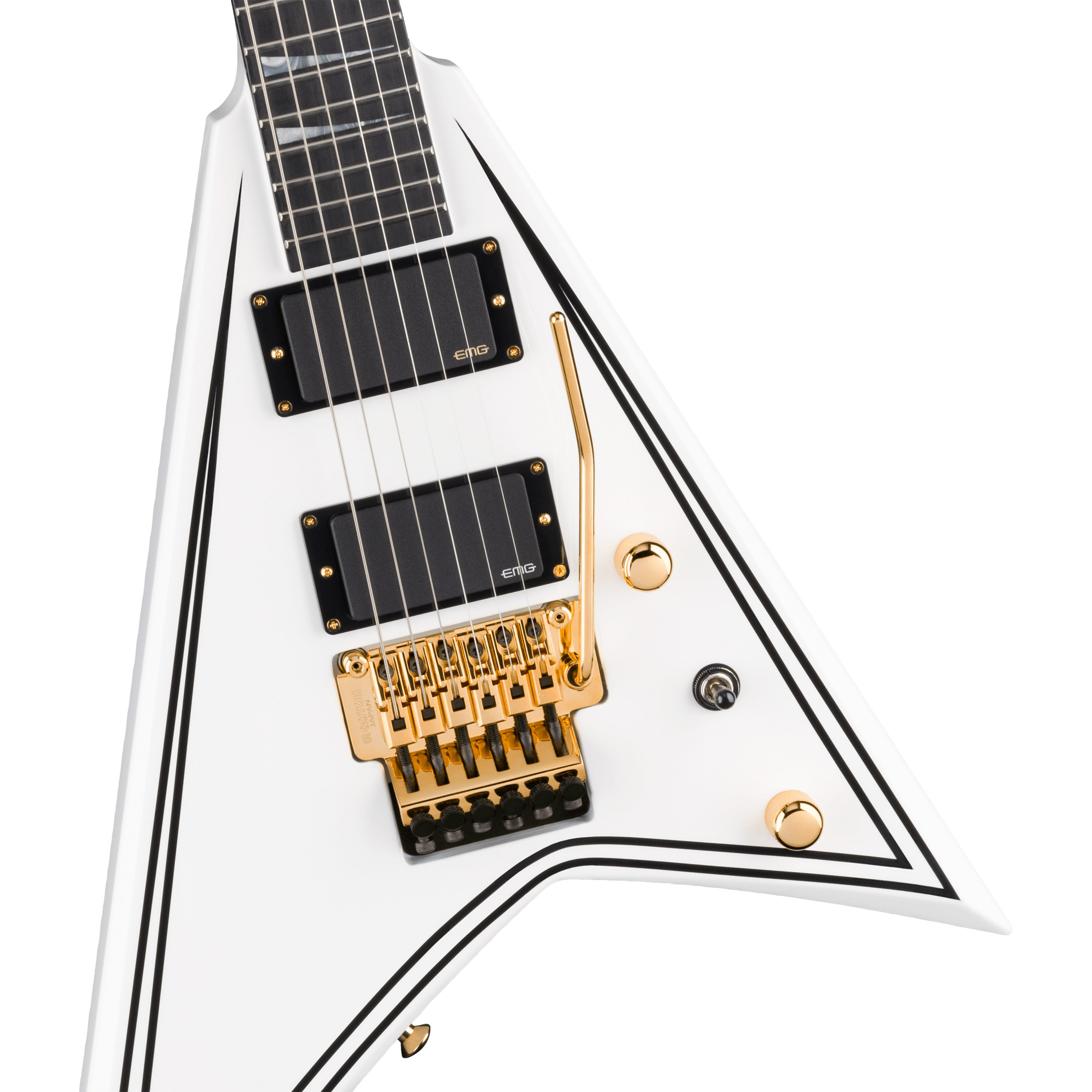 Jackson MJ Series Rhoads RR24MG White - Guitare métal / moderne ...