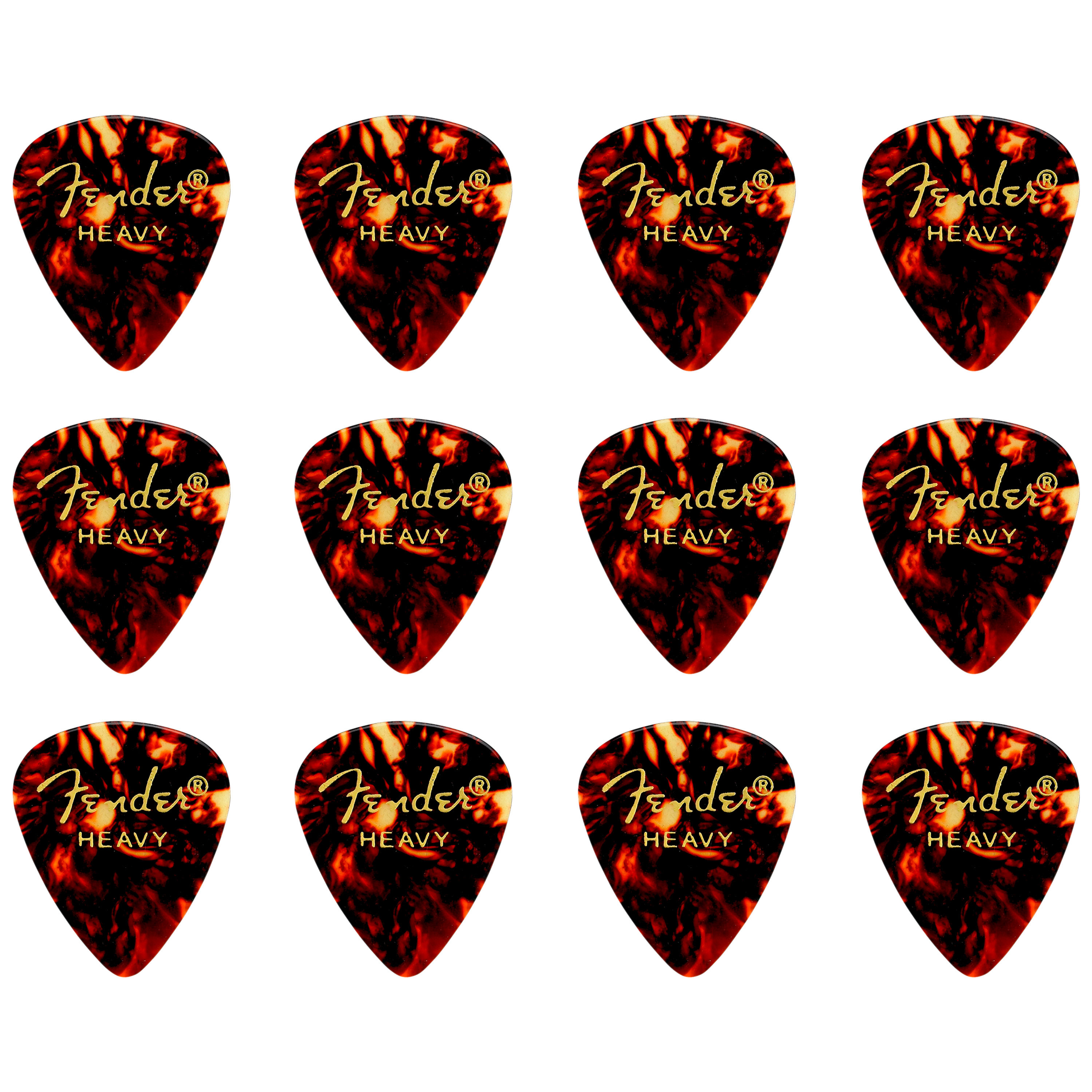 Fender Classic 351 Heavy Tortoise Shell (Lot de12) - Médiators ...