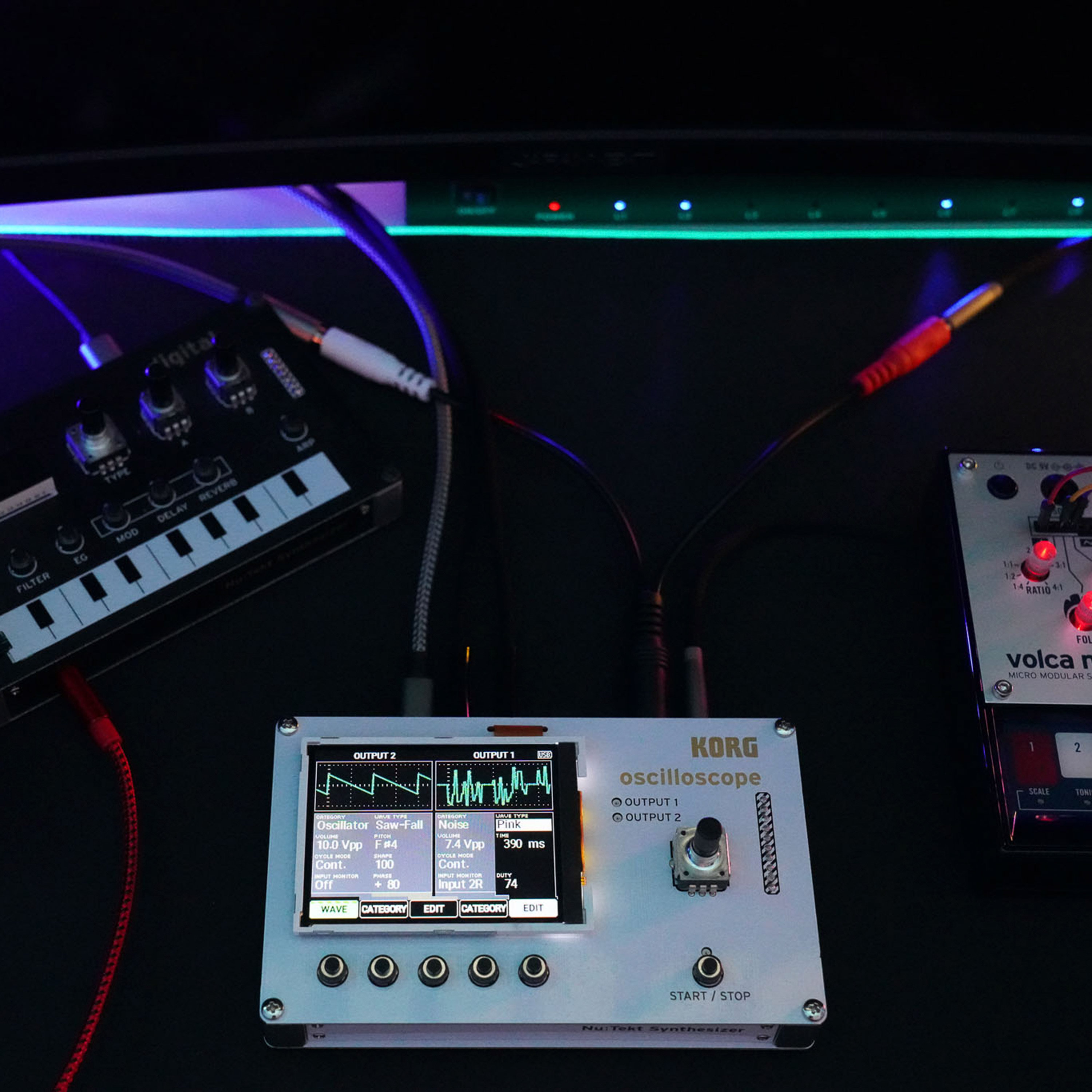 Korg Nu:Tekt Oscilloscope DIY NTS-2 - Synthétiseur SonoVente.com