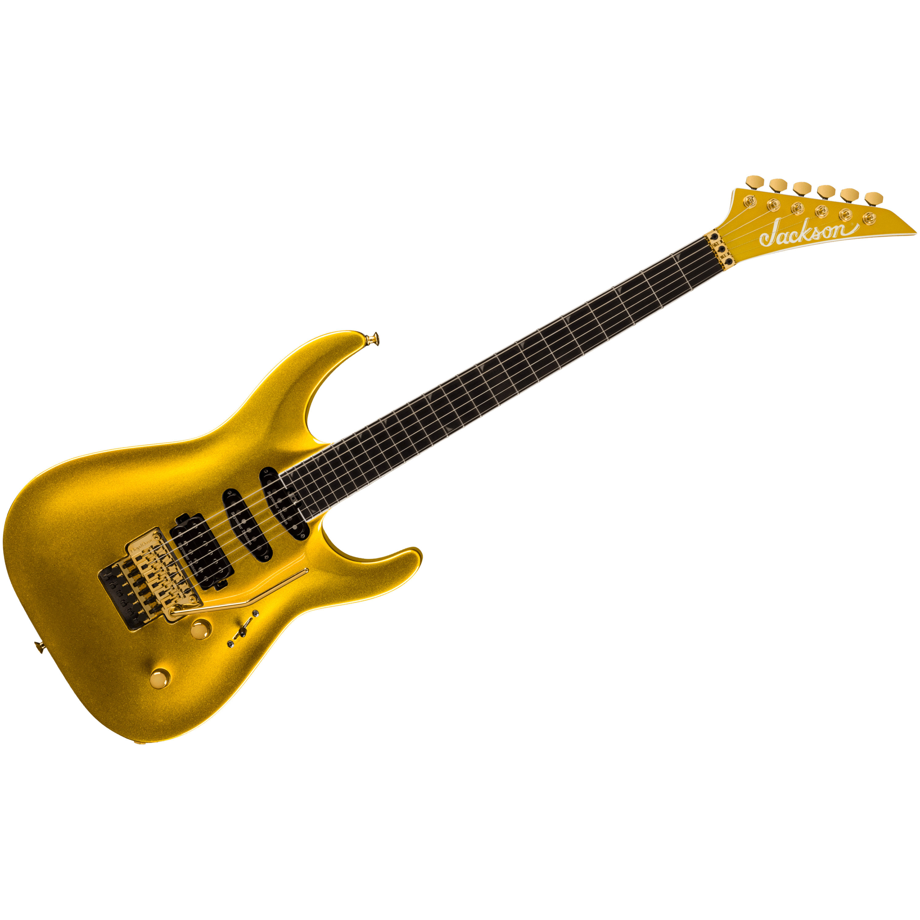 Jackson Pro Plus Series Soloist SLA3 Gold Bullion - Guitare métal ...