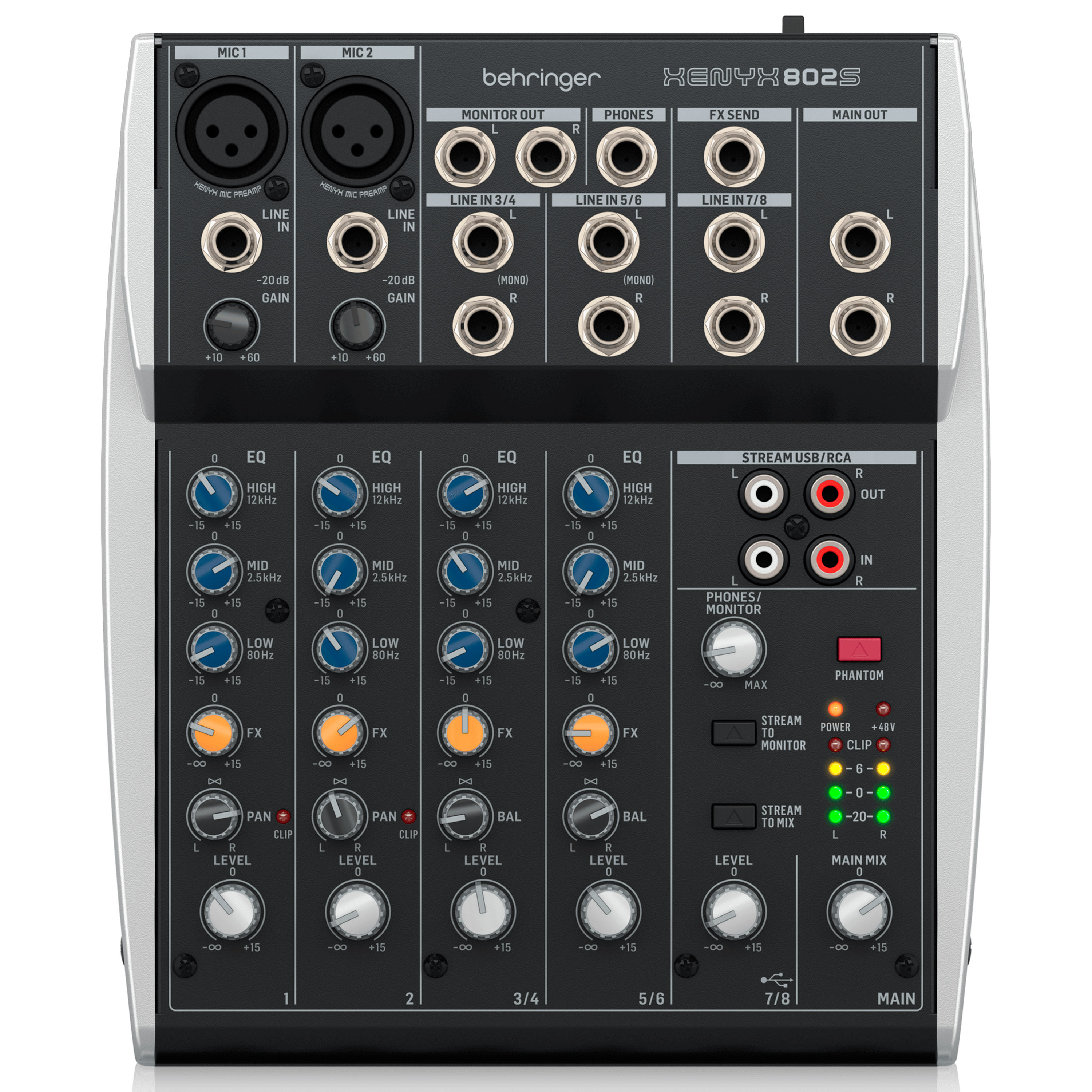 Behringer Xenyx 802S - Console de mixage analogique SonoVente.com
