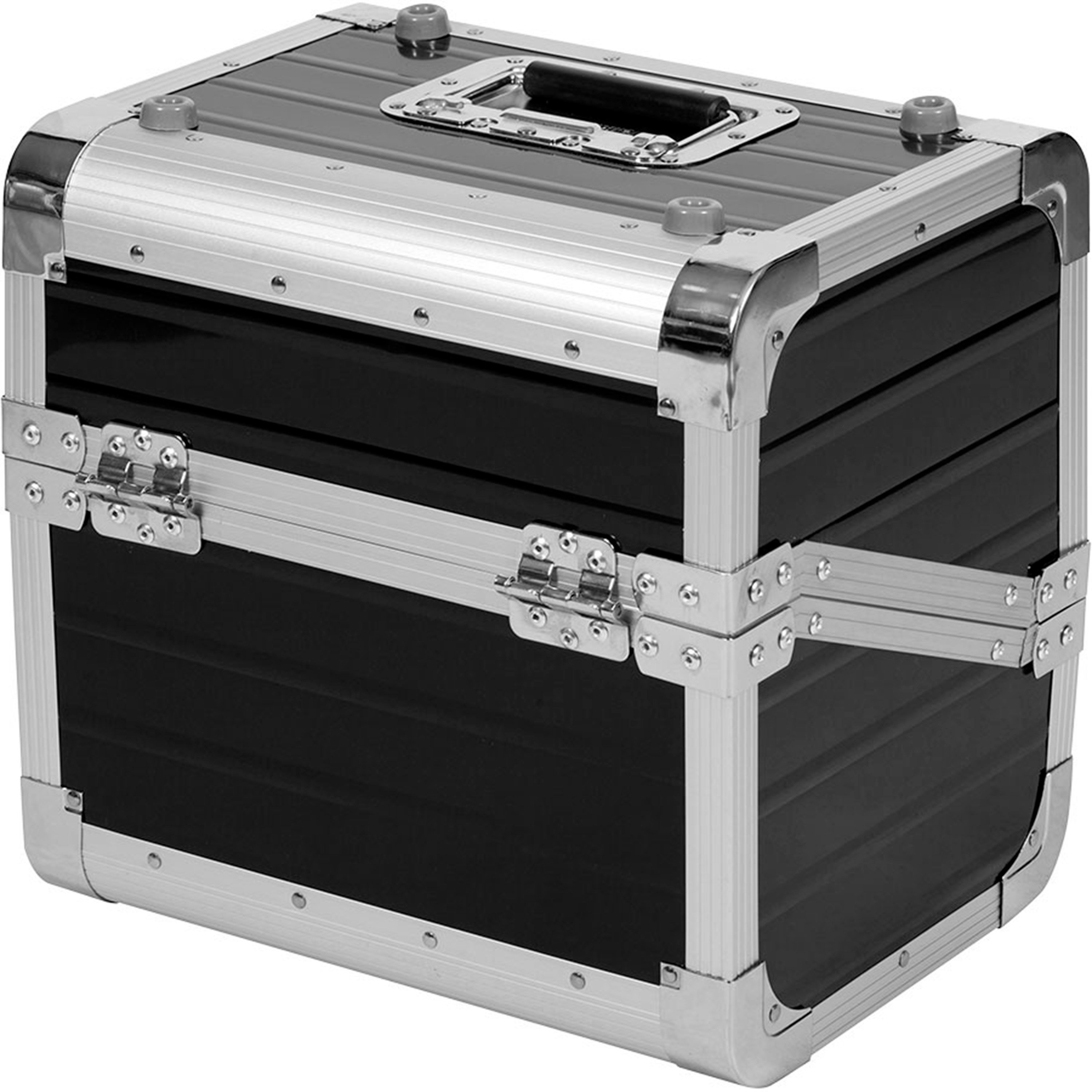 Walkasse Vinyl Case 80 Cut Black - Flight case CD et vinyle SonoVente.com