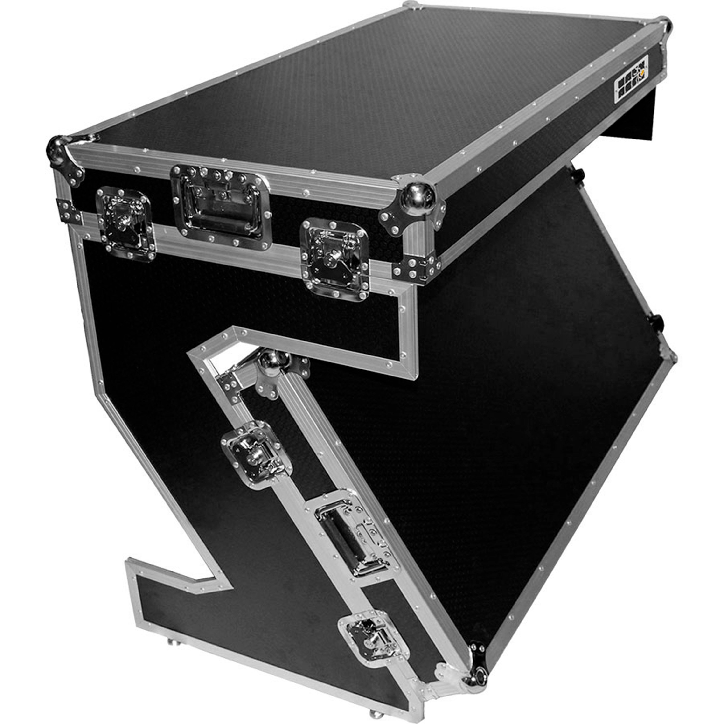 Walkasse Table DJ Workstation Z Wheel Silver - Stands DJ SonoVente.com