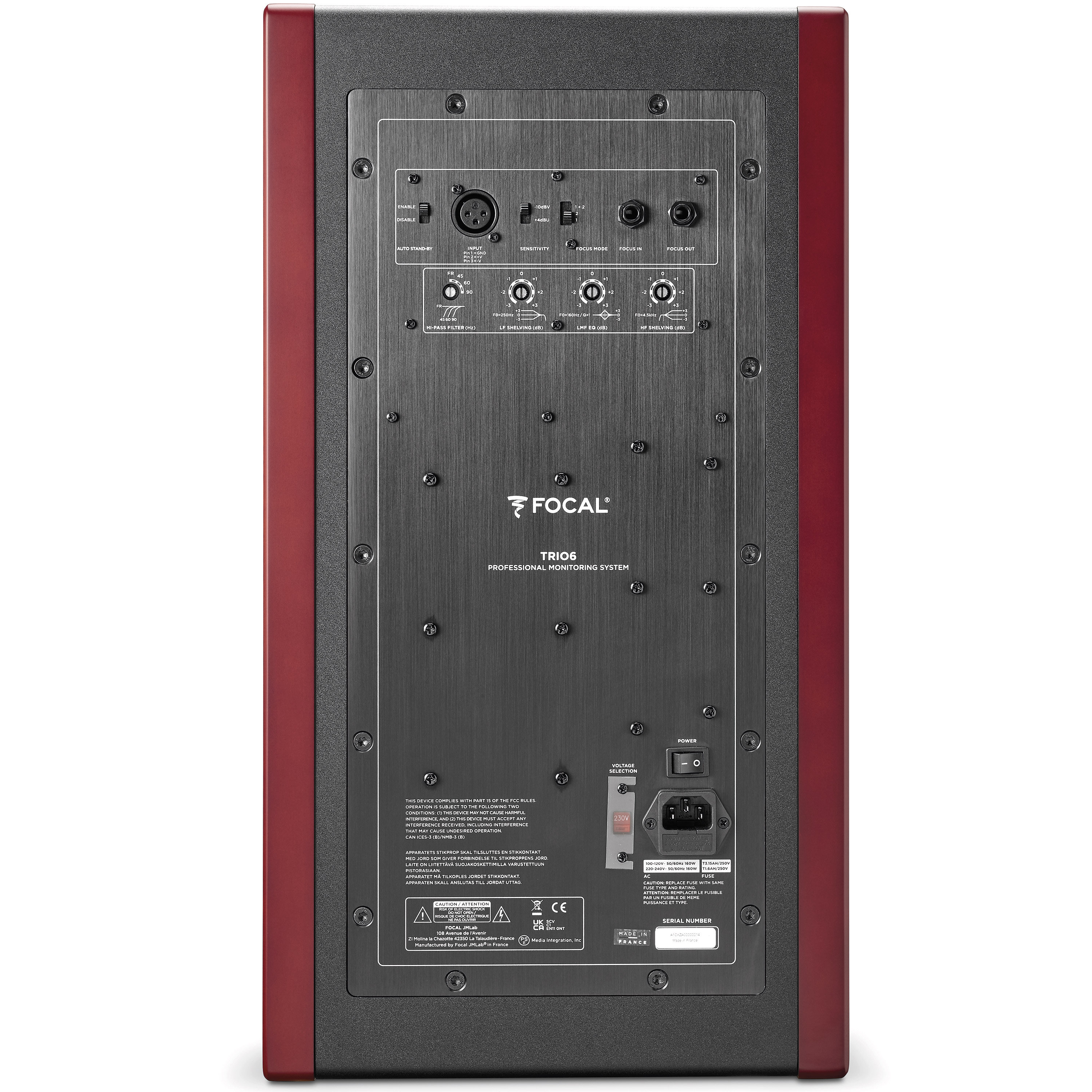 Focal Trio6 Red ST6 : Enceinte de Monitoring Focal Trio 6