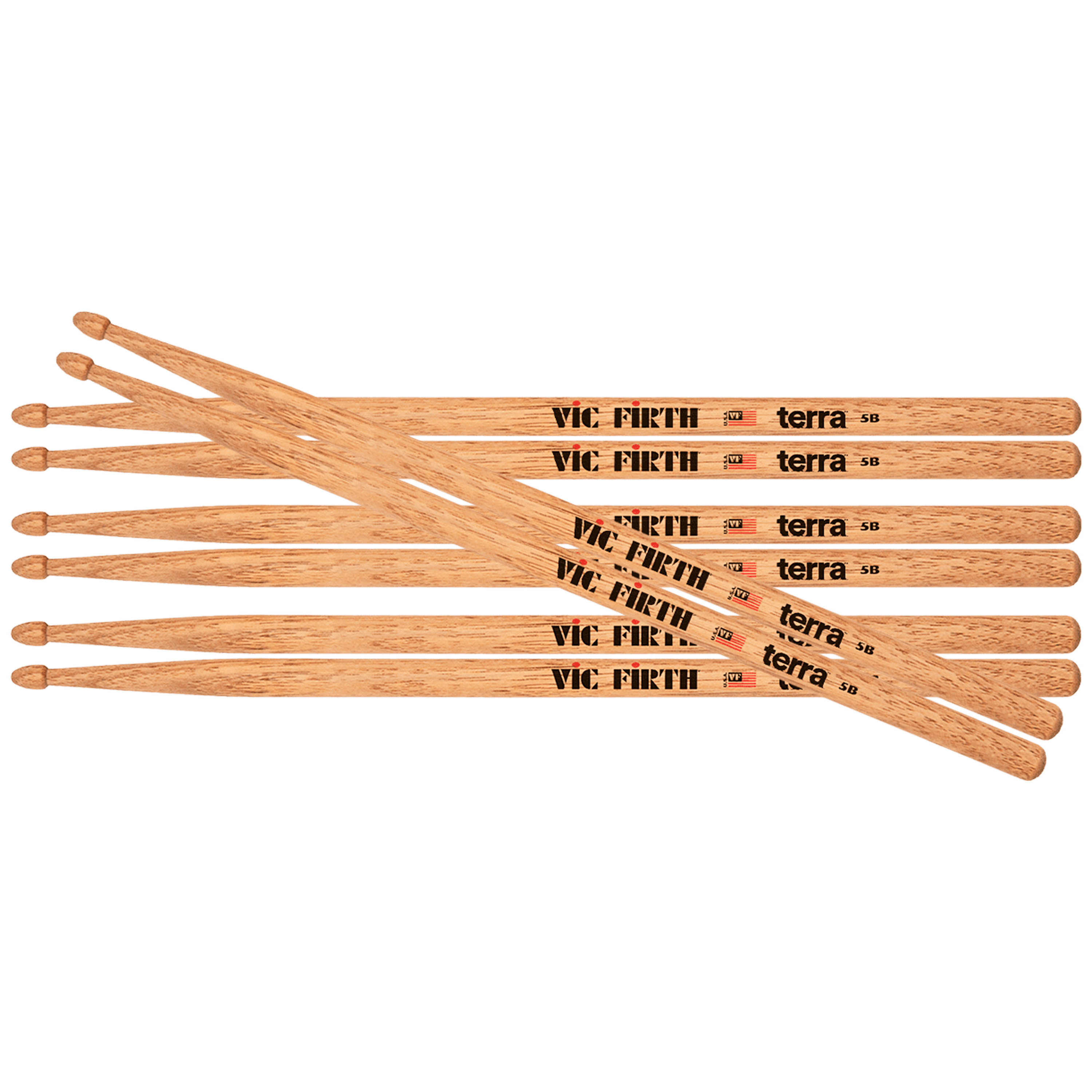Vic Firth Pack 4 paires 5BT Terra - Baguettes SonoVente.com