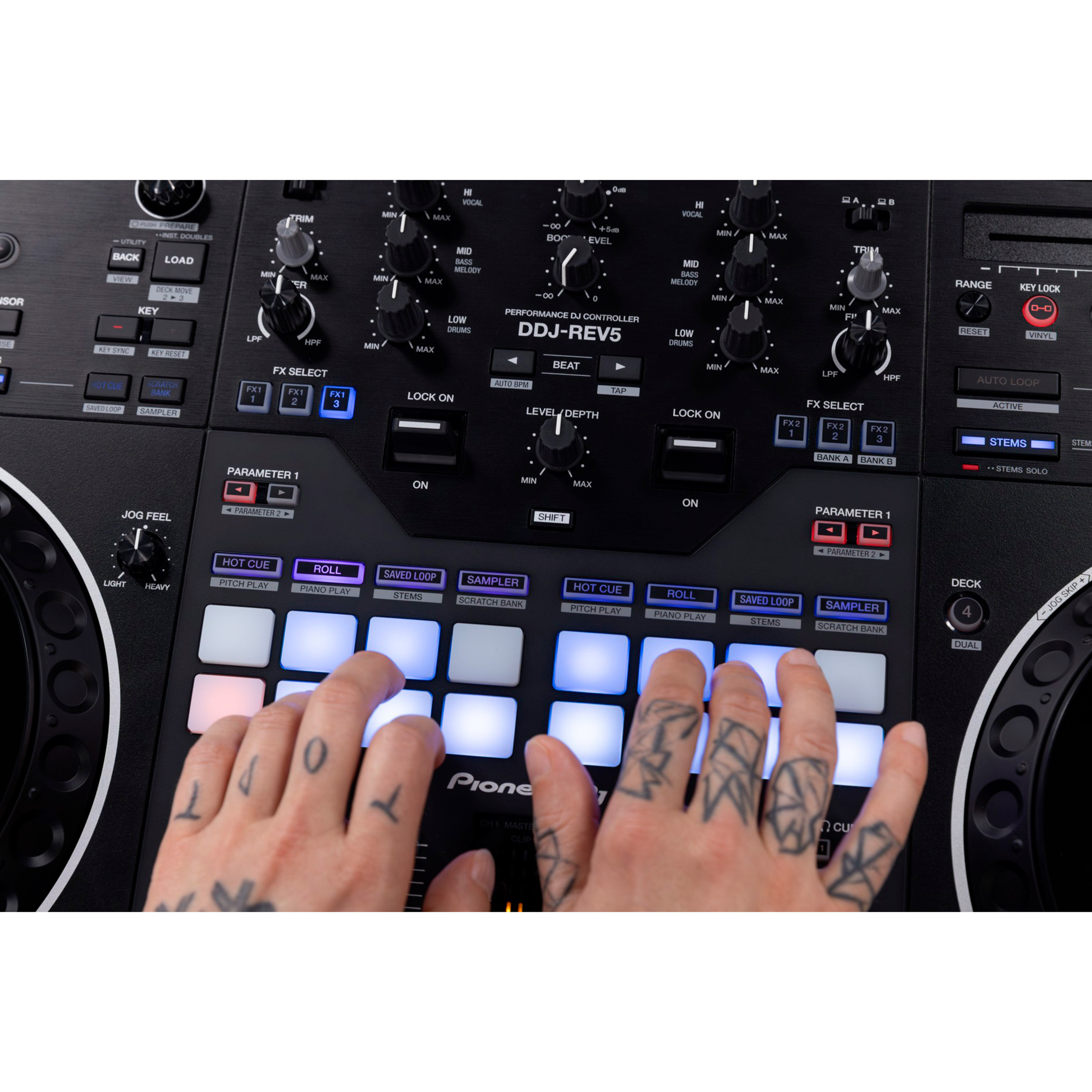 Pioneer DJ DDJ-REV5 - Contrôleur DJ USB SonoVente.com