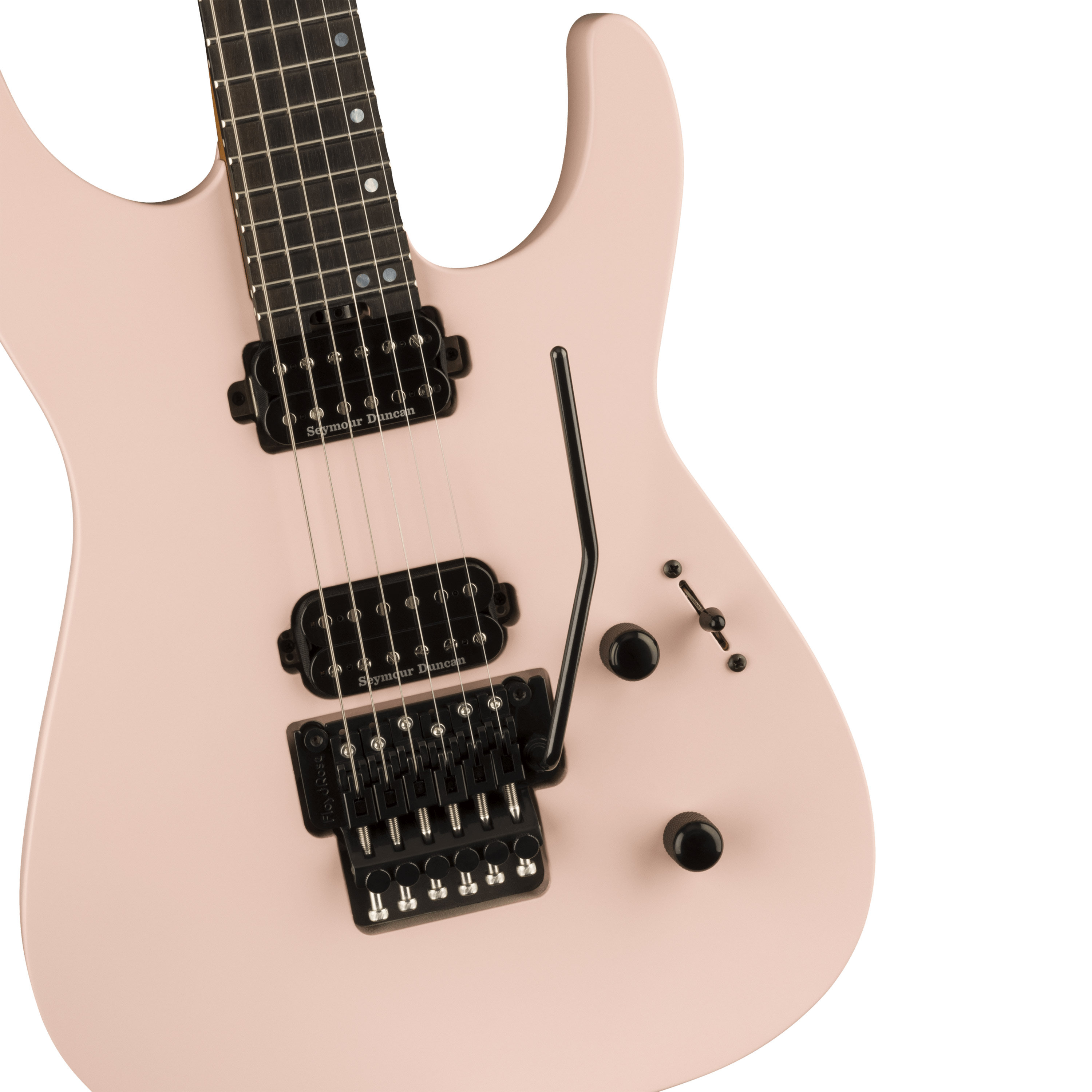Jackson American Series Virtuoso Satin Shell Pink - Guitare métal ...