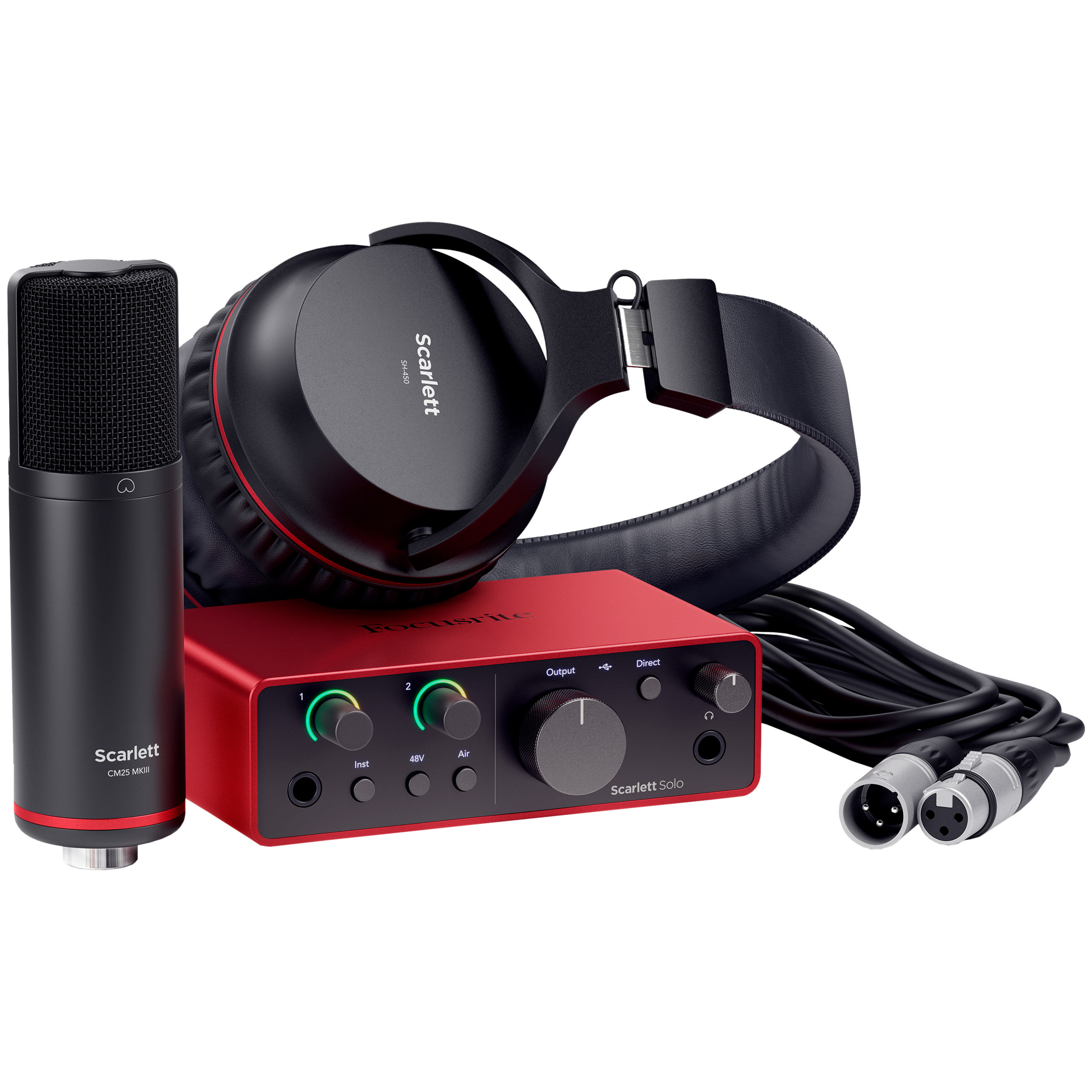 Focusrite Scarlett Solo Studio Pack G4 - Carte son SonoVente.com
