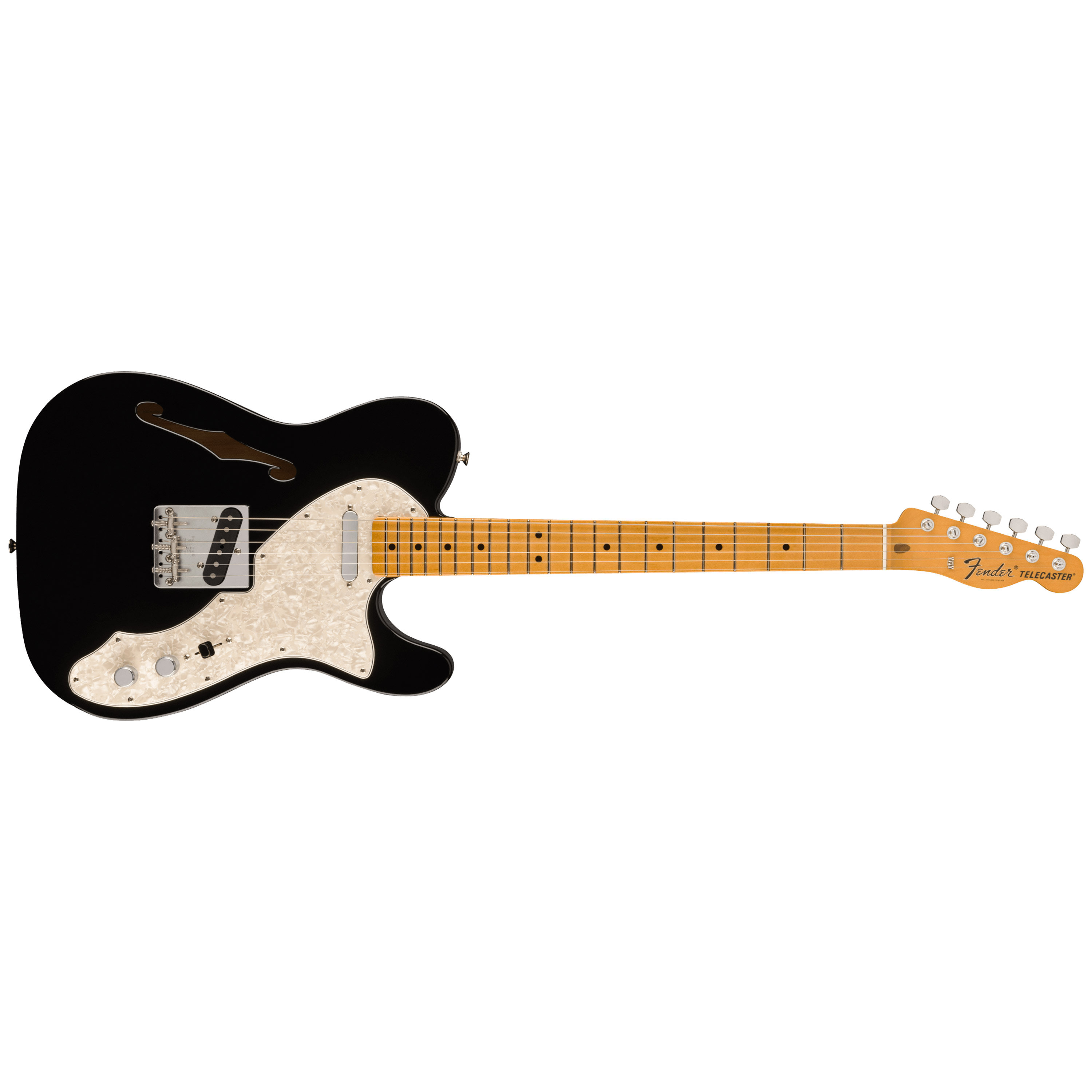 Fender Vintera II 60s Telecaster Thinline Black - Guitare forme T ...