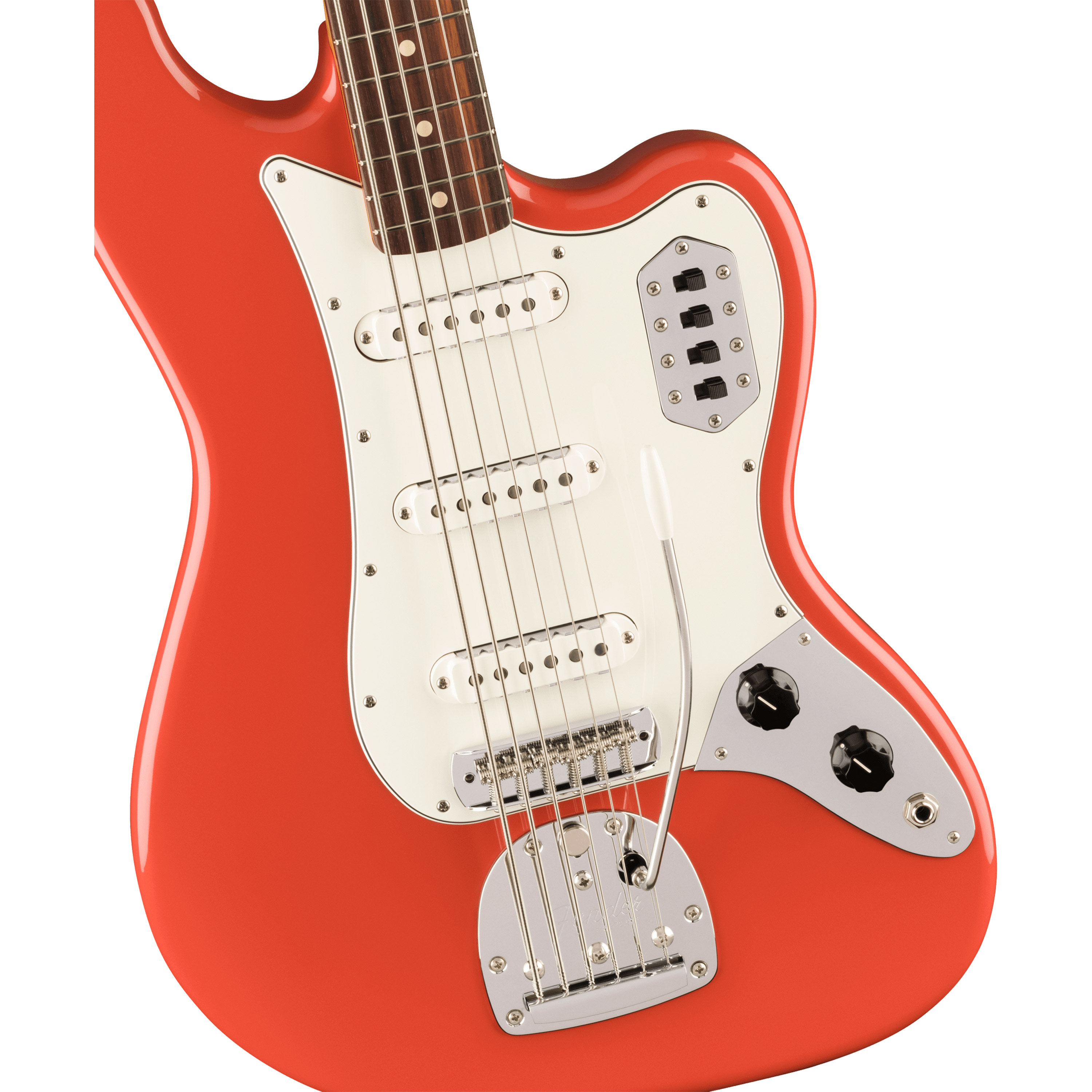 Fender Vintera II 60s Bass VI Fiesta Red - Guitare vintage SonoVente.com