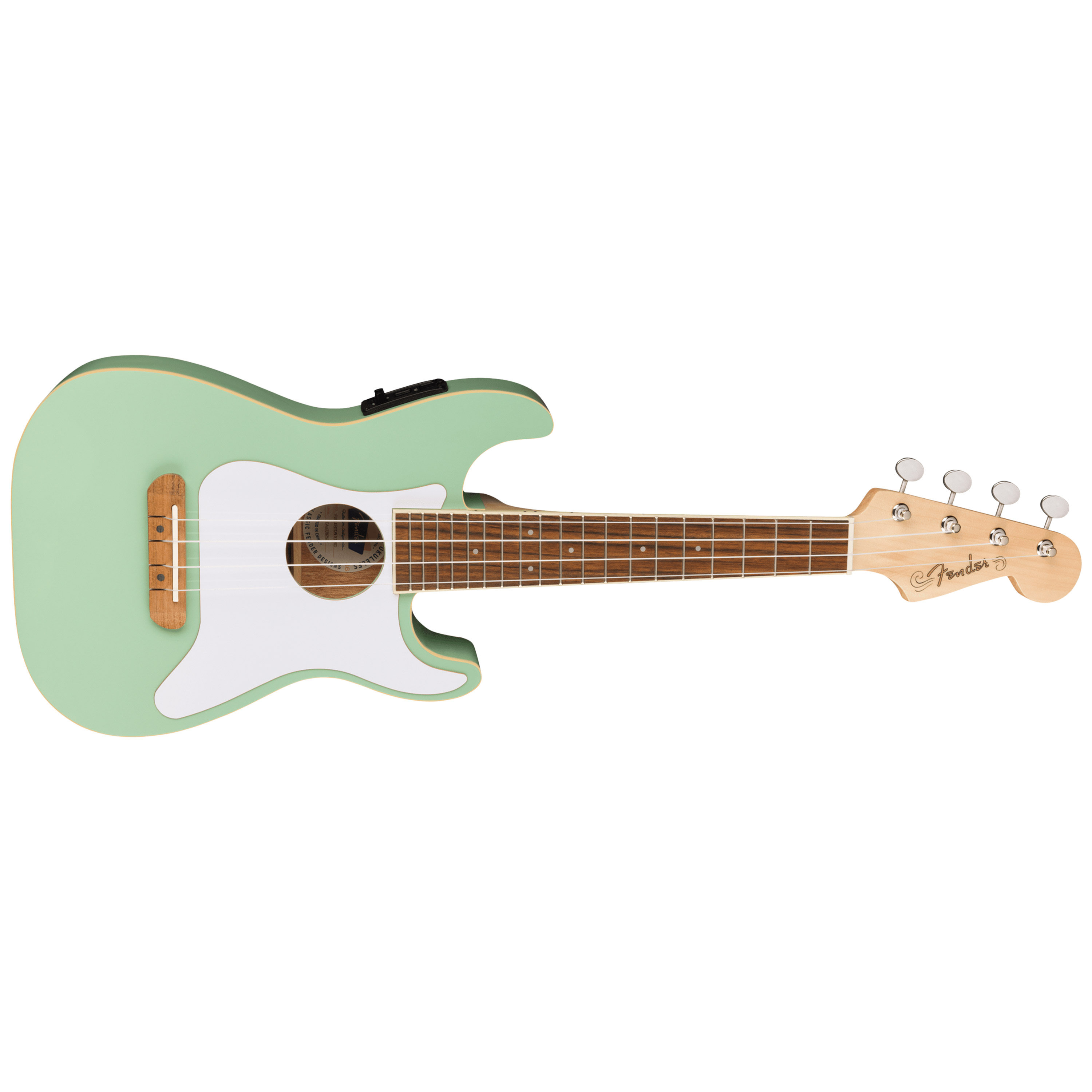 Fender Fullerton Stratocaster Concert Ukulélé, Surf Green - Ukulélé ...