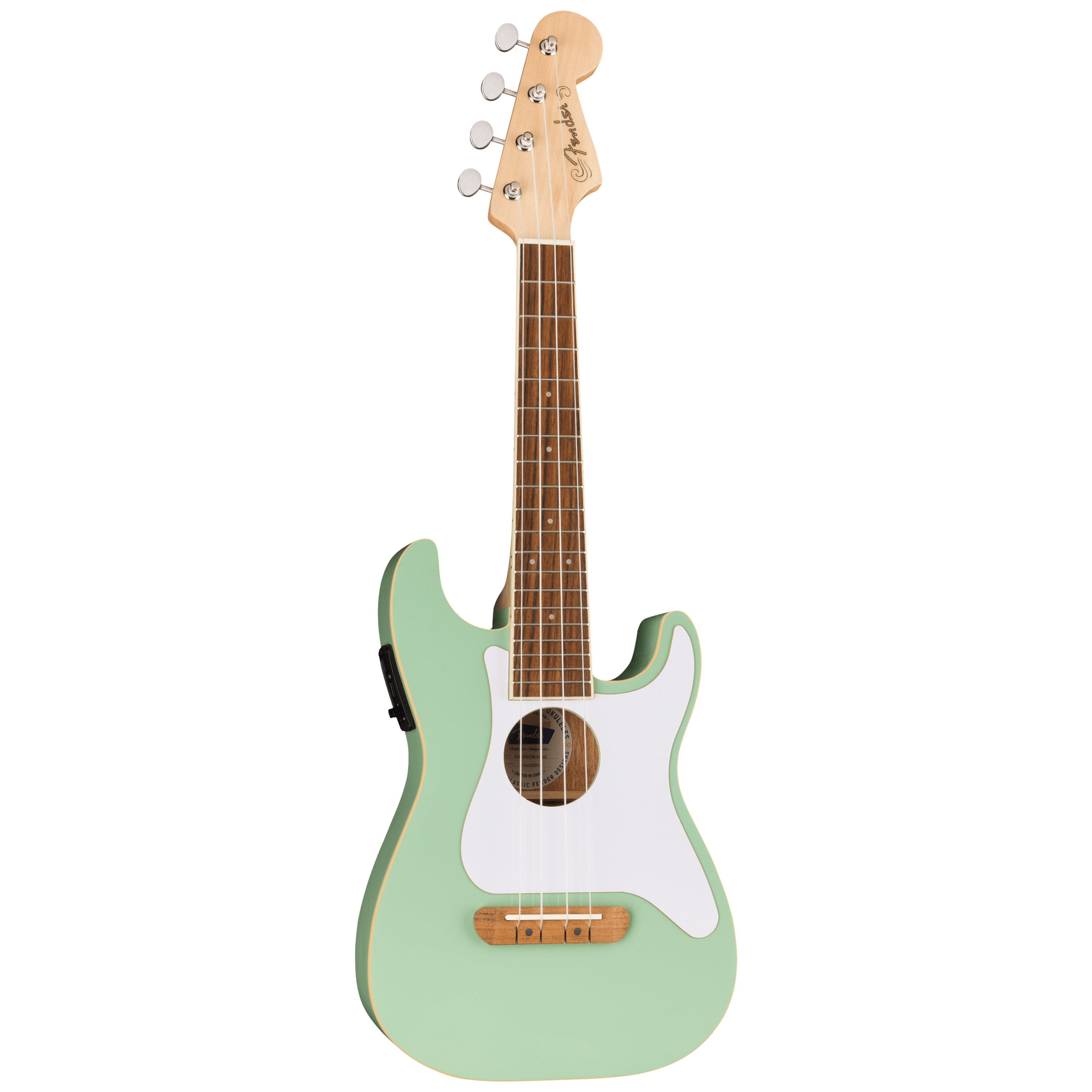 Fender Fullerton Stratocaster Concert Ukulélé, Surf Green - Ukulélé ...