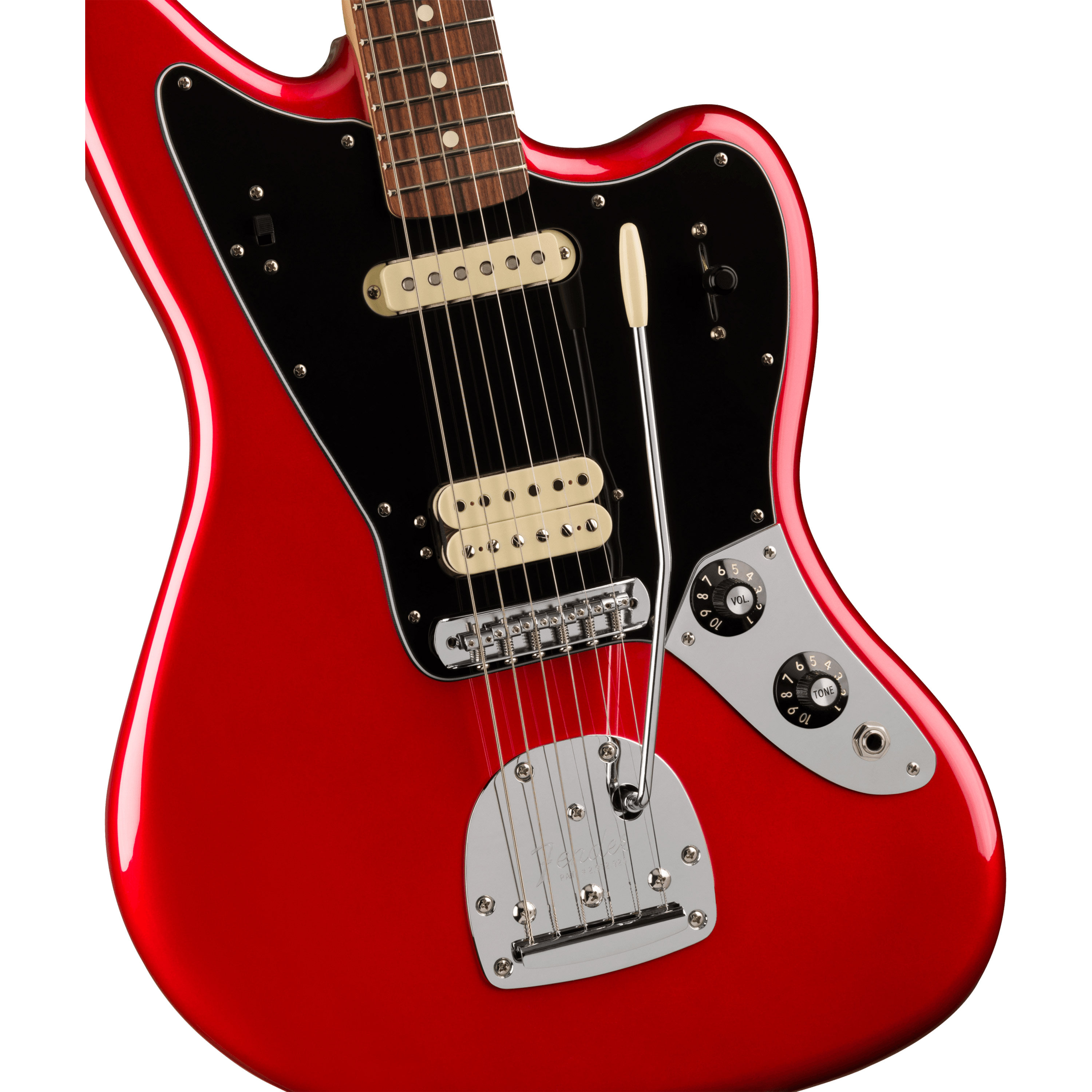 Fender Player Jaguar PF Candy Apple Red - Guitare vintage SonoVente.com
