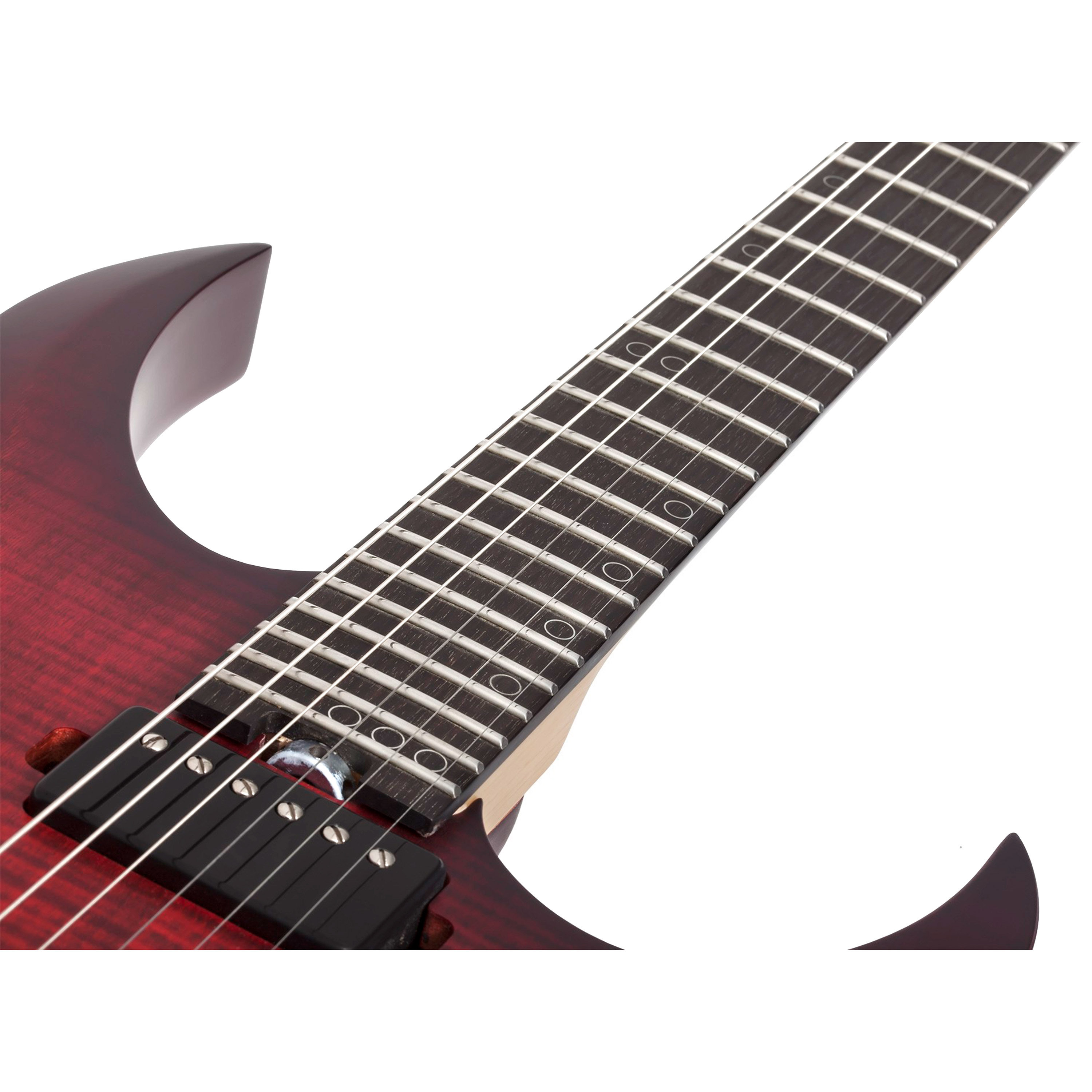 Schecter Sunset-6 Extreme Scarlet Burst - Guitare métal / moderne ...