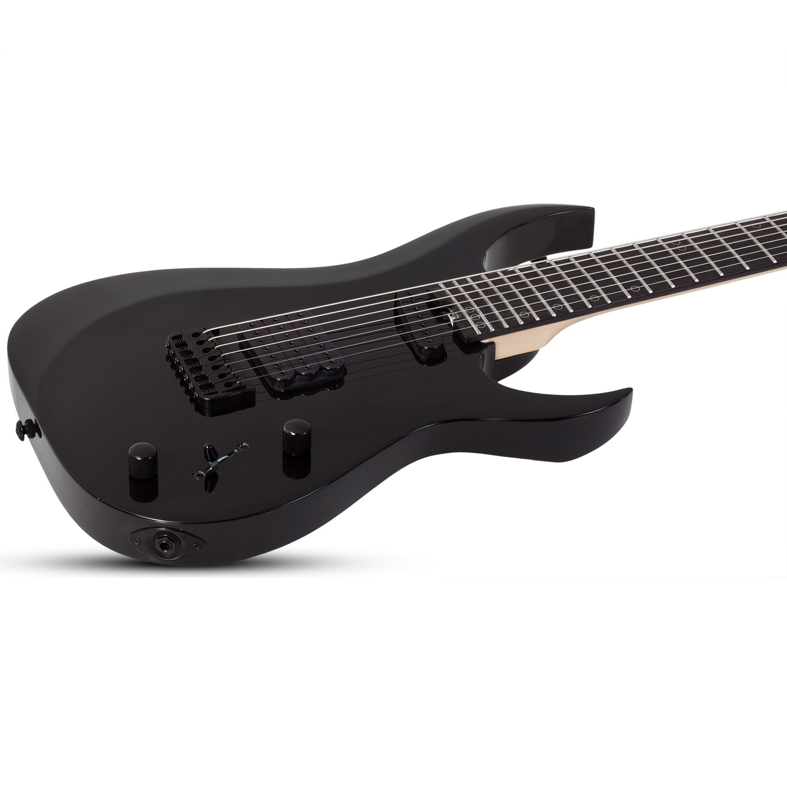 Schecter Sunset-7 Triad Gloss Black - Guitare Metal / Moderne SonoVente.com