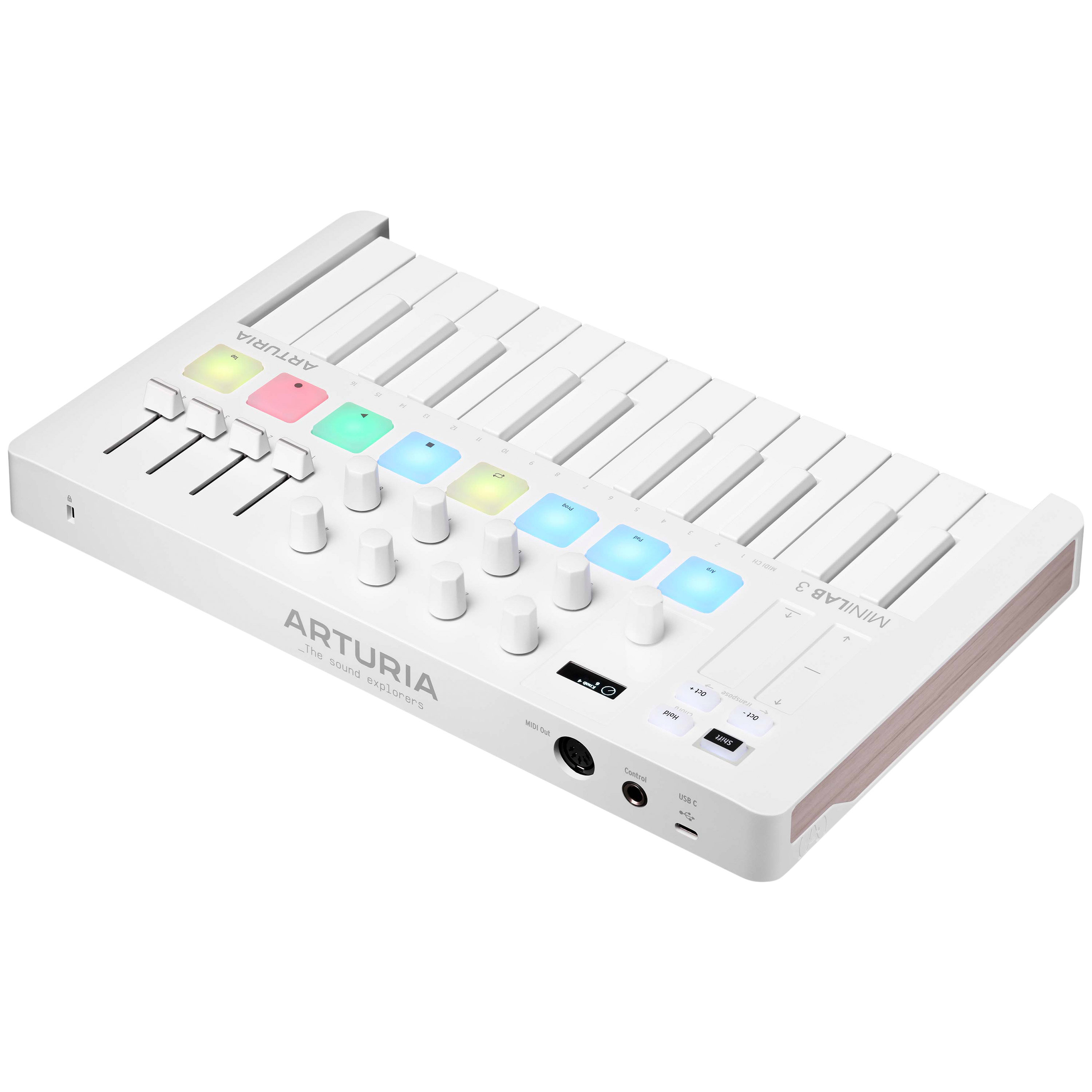 Arturia MiniLab 3 Alpine White - Clavier maître SonoVente.com