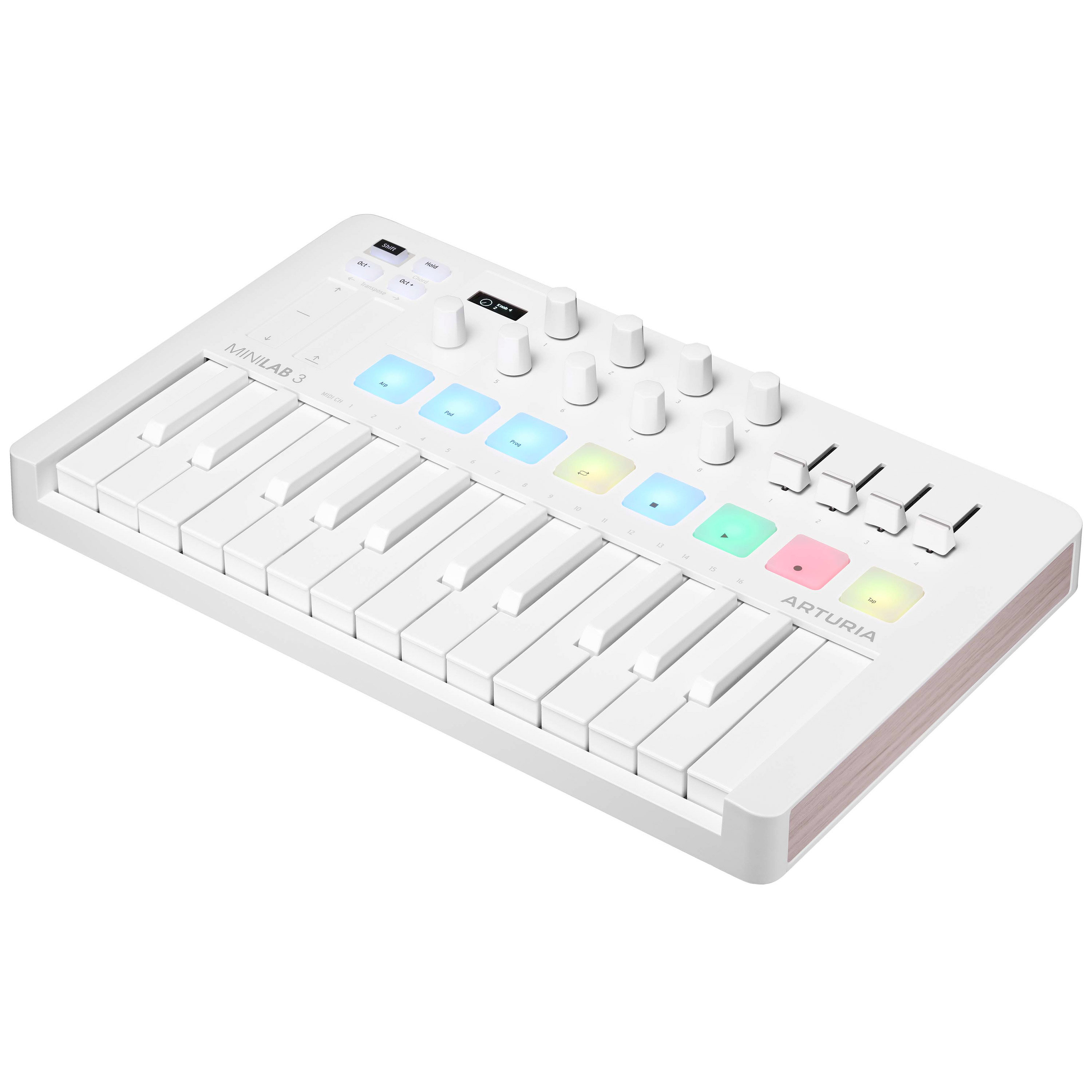 Arturia MiniLab 3 Alpine White - Clavier maître SonoVente.com