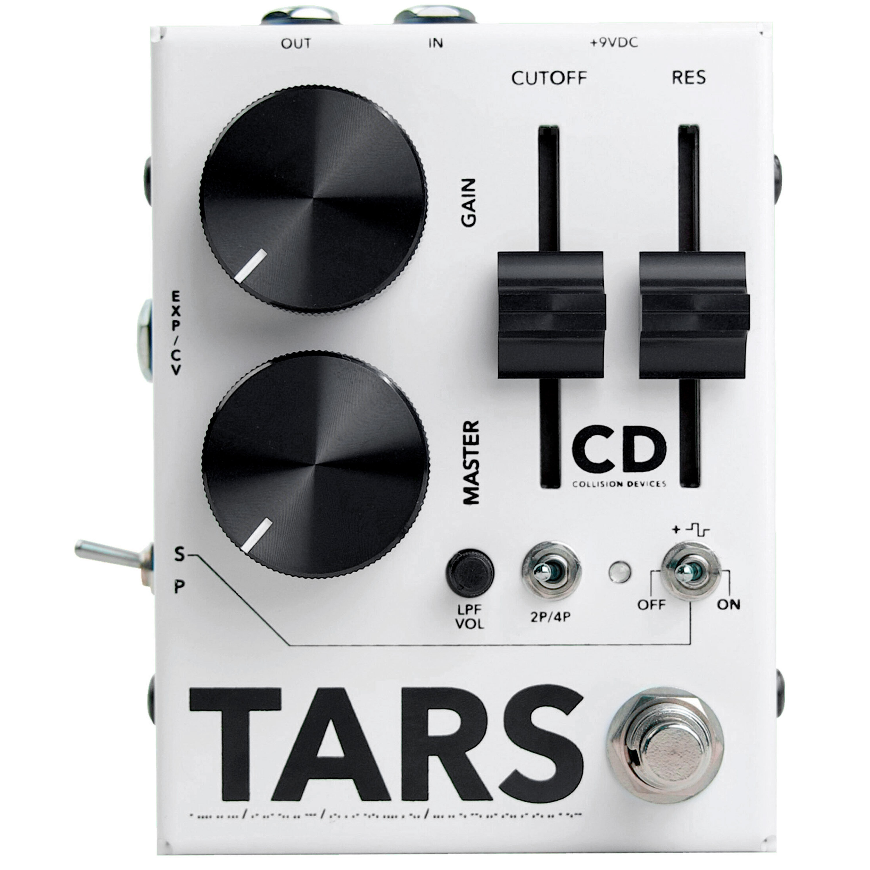 Collision Devices Tars Black On White - Effets guitare électrique ...
