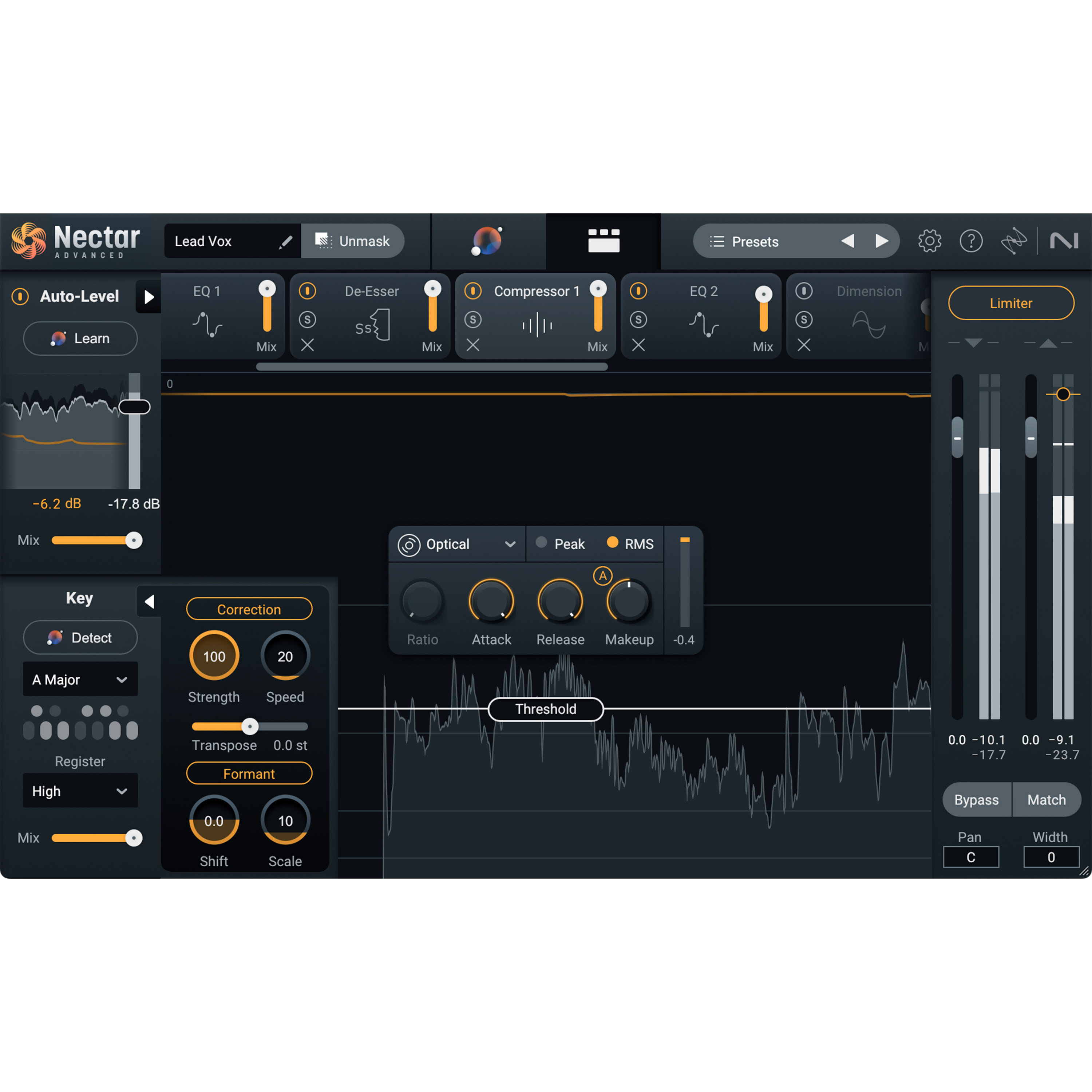 Izotope Nectar 4 Advanced - Logiciel plugins d'effets SonoVente.com