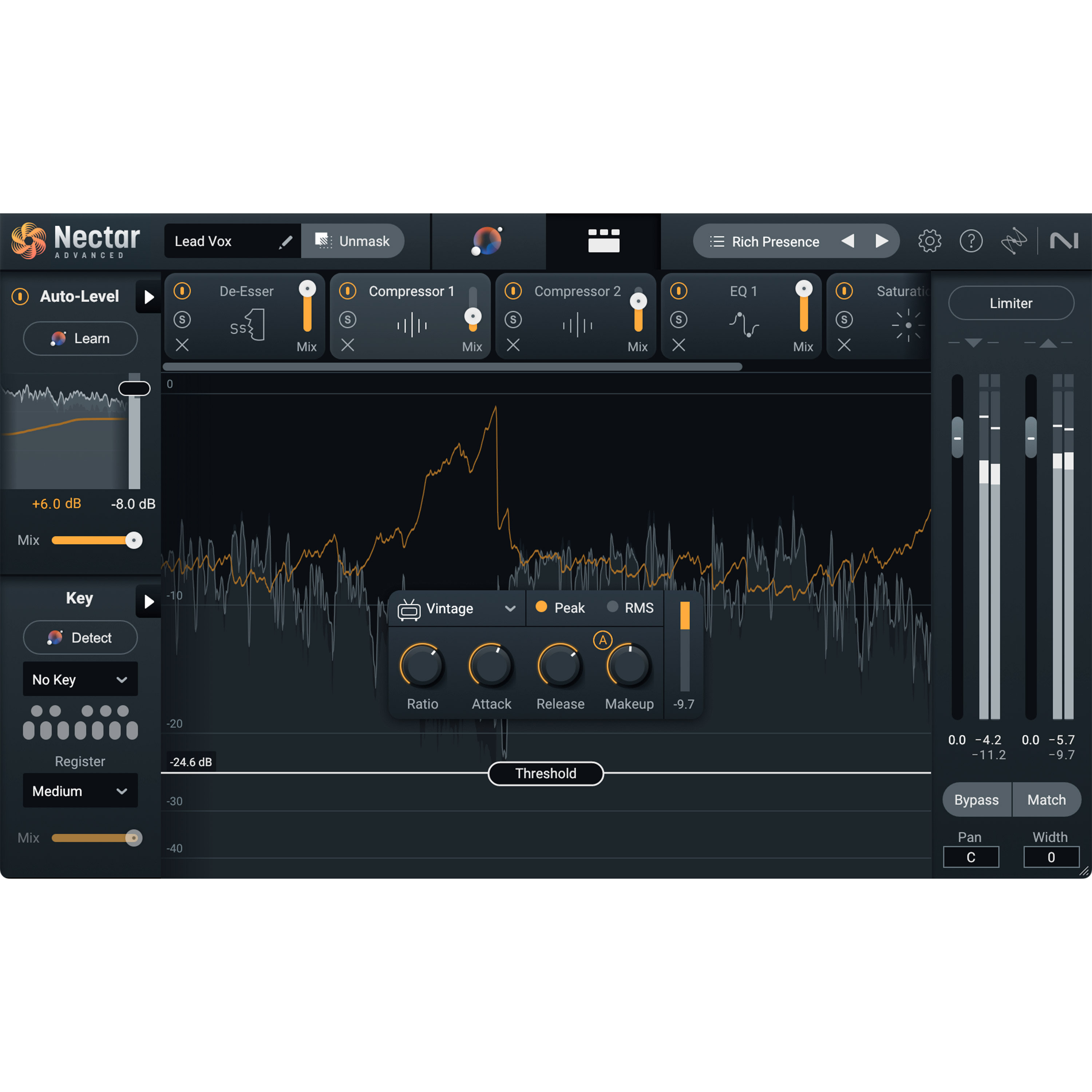 Izotope Nectar 4 Advanced - Logiciel plugins d'effets SonoVente.com