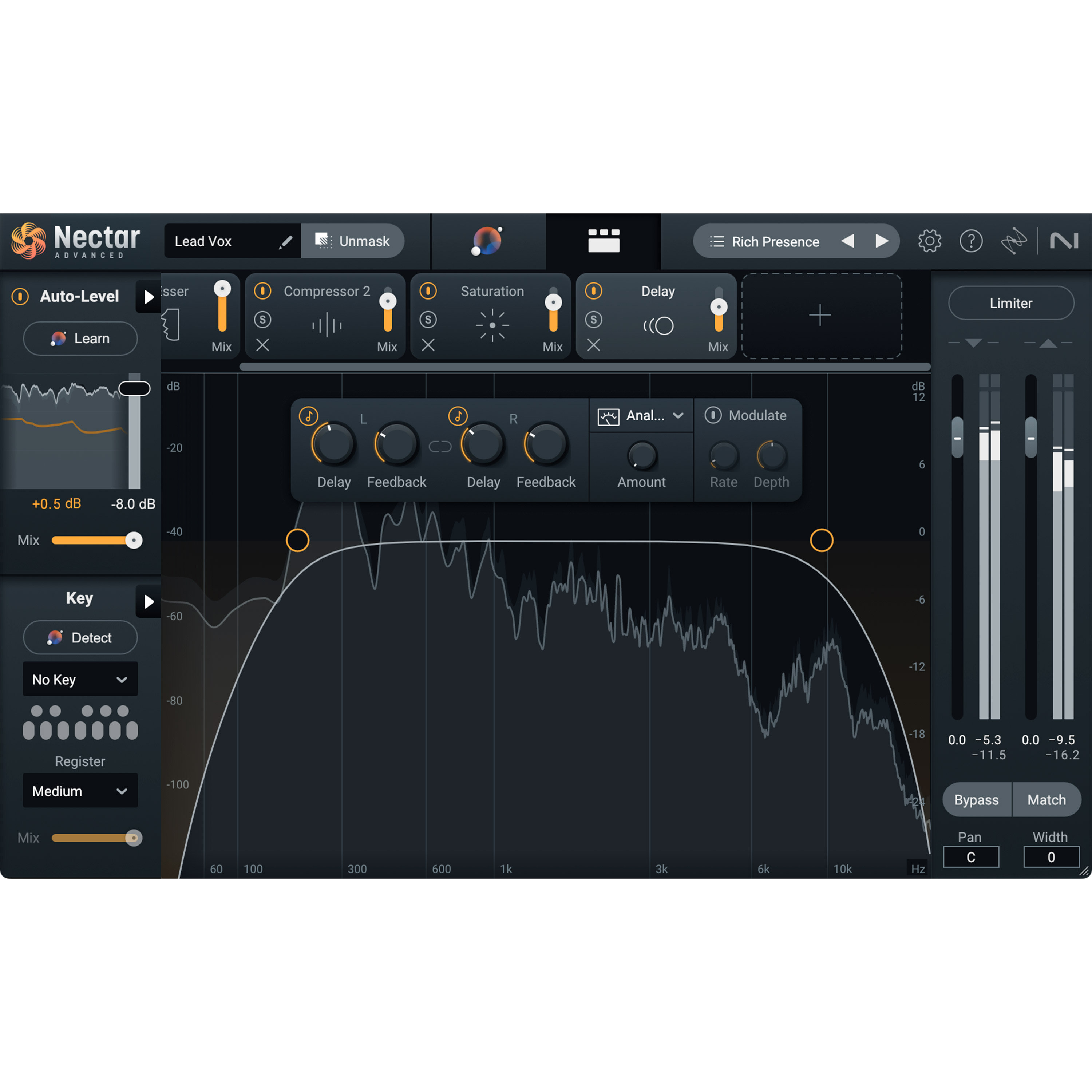 Izotope Nectar 4 Advanced - Logiciel plugins d'effets SonoVente.com