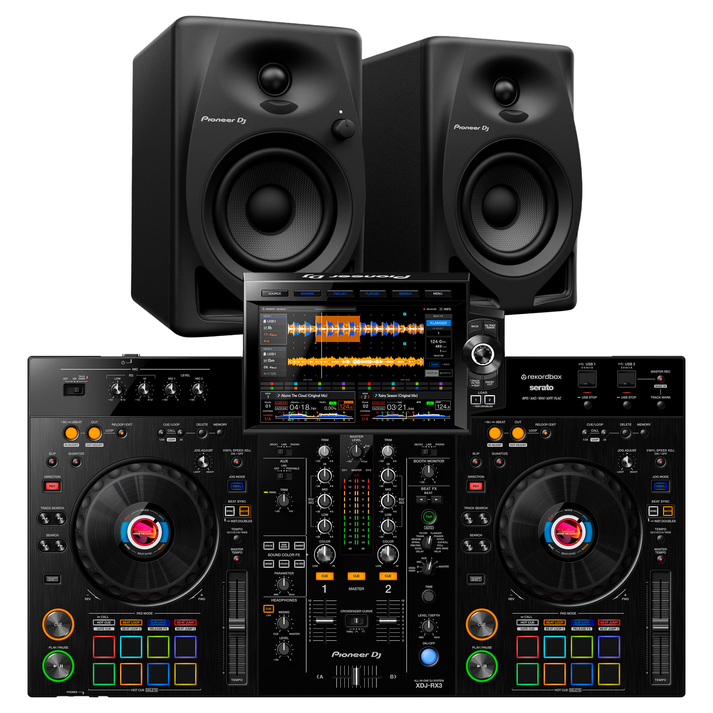 Pioneer DJ Pack XDJ-RX3 + DM-40D - Contrôleur DJ autonome SonoVente.com
