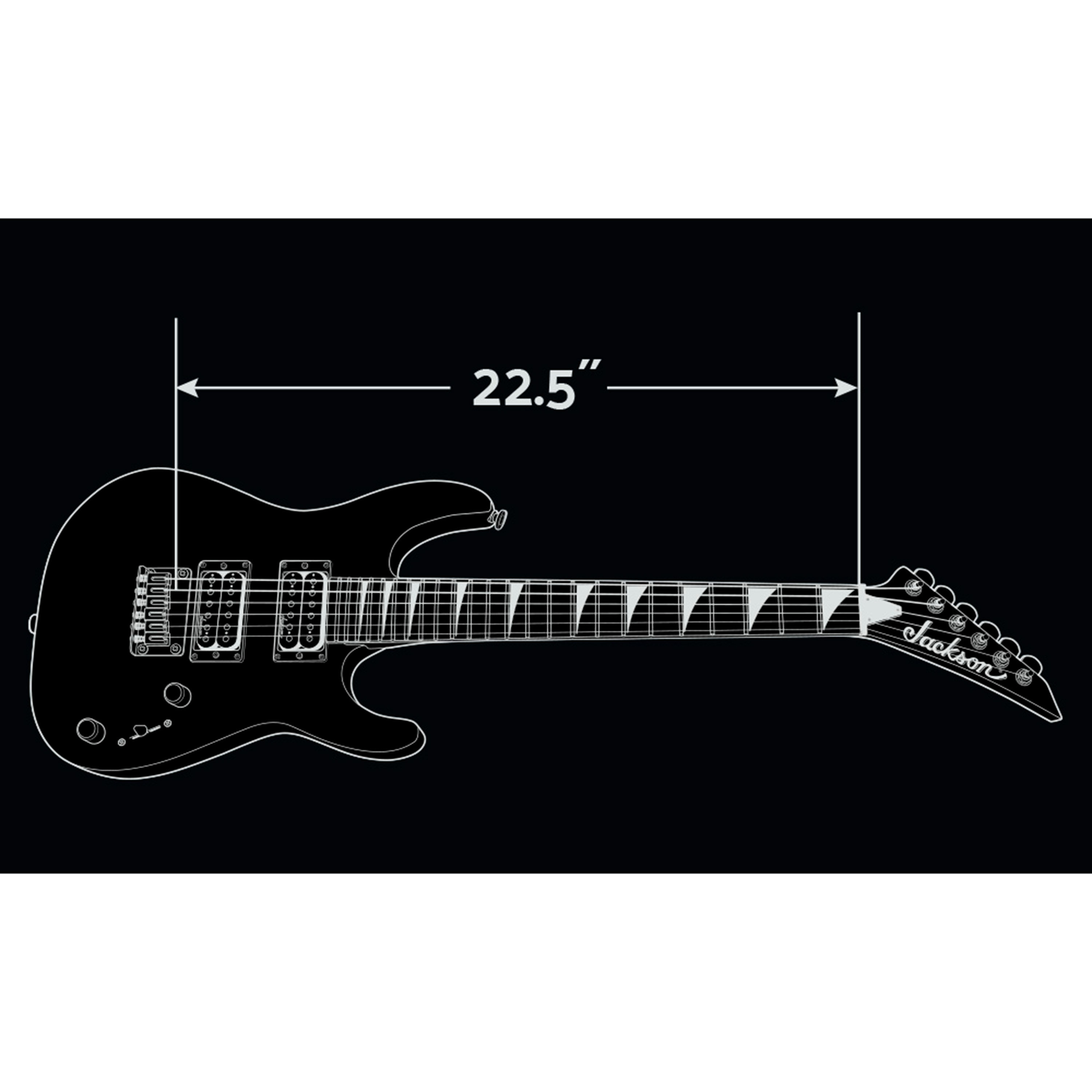 Jackson JS Series Dinky Minion JS1X Gloss Black - Guitare métal ...