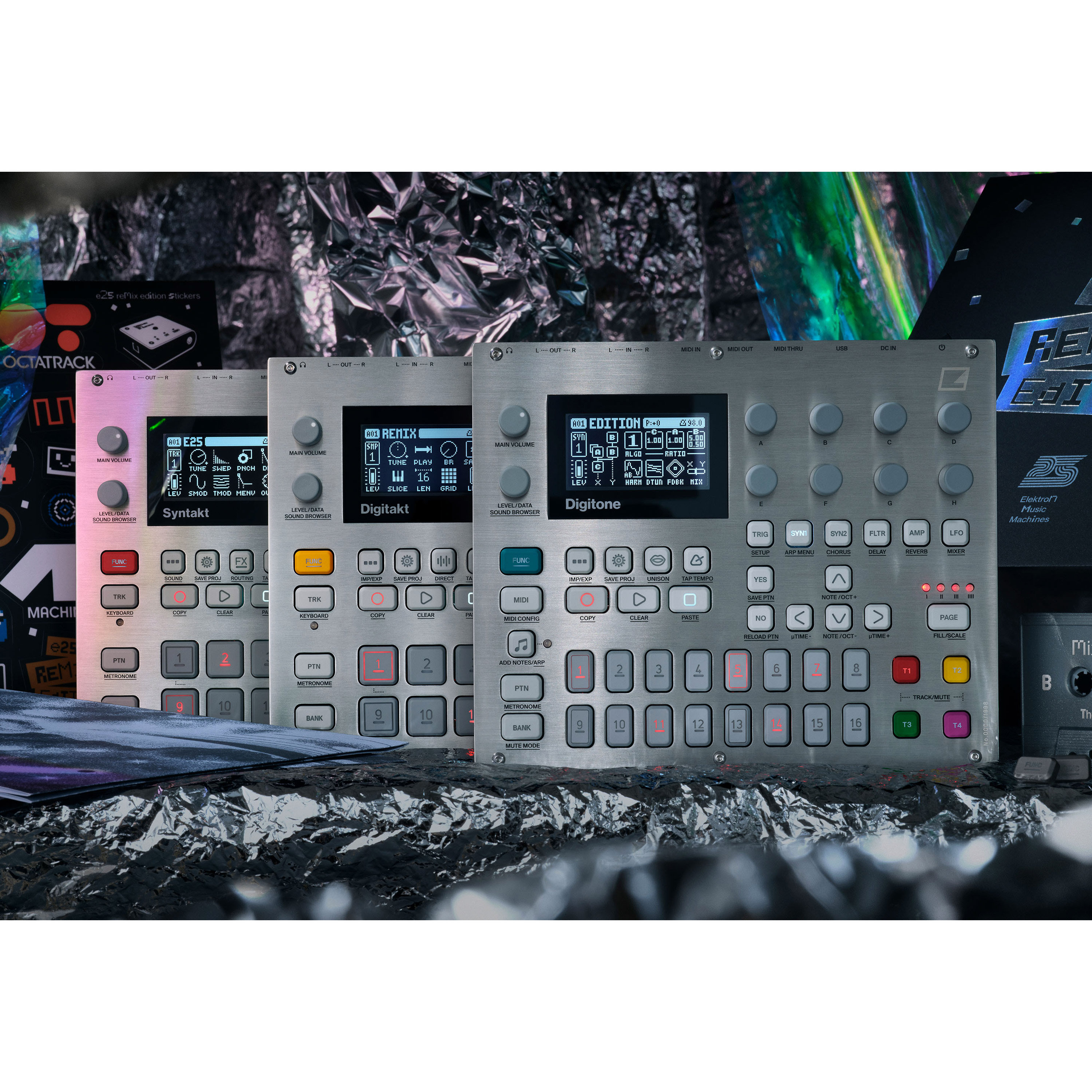 Elektron Digitakt e25 Remix Edition - Boîte à rythme SonoVente.com