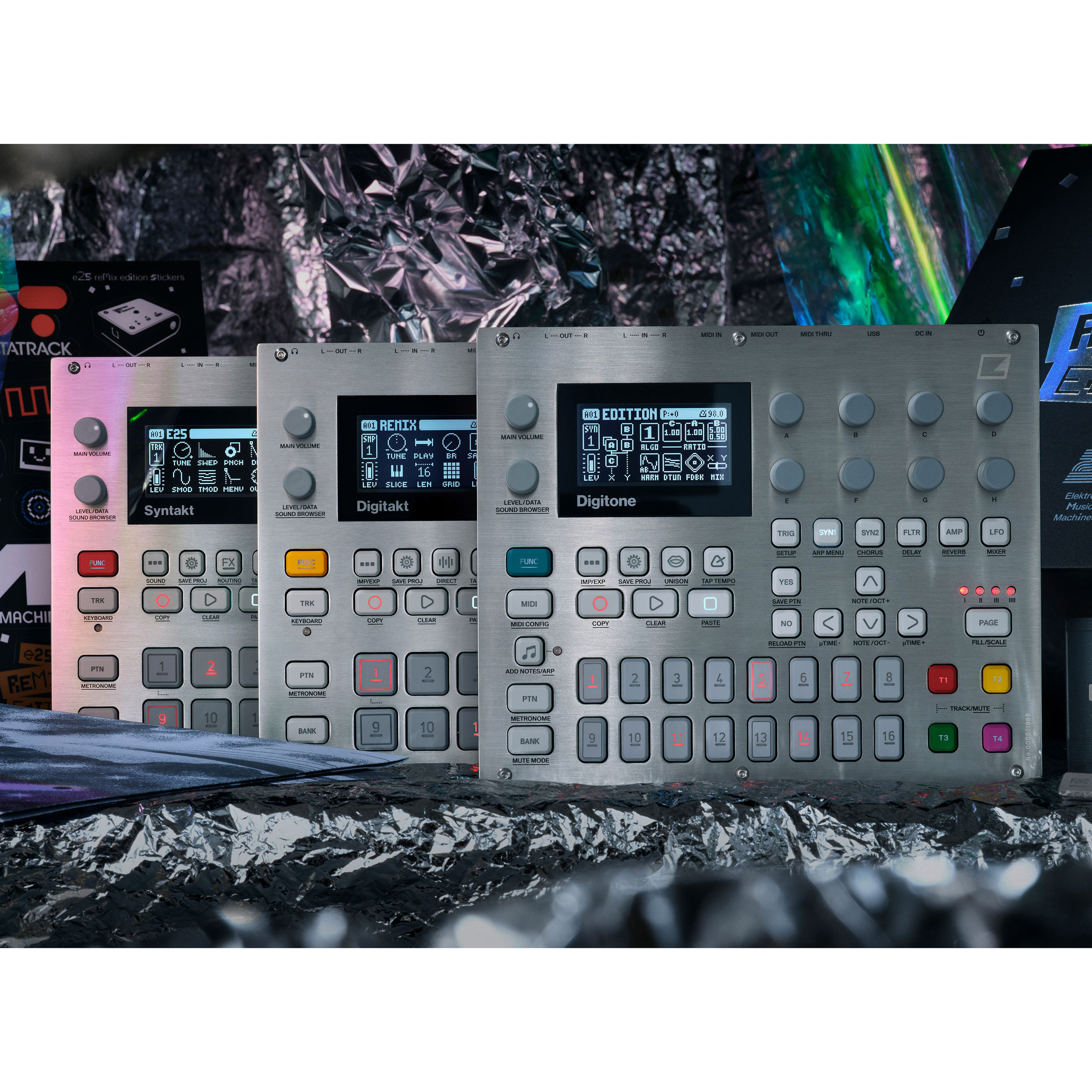 Elektron Syntakt e25 Remix Edition - Rack synthétiseur SonoVente.com