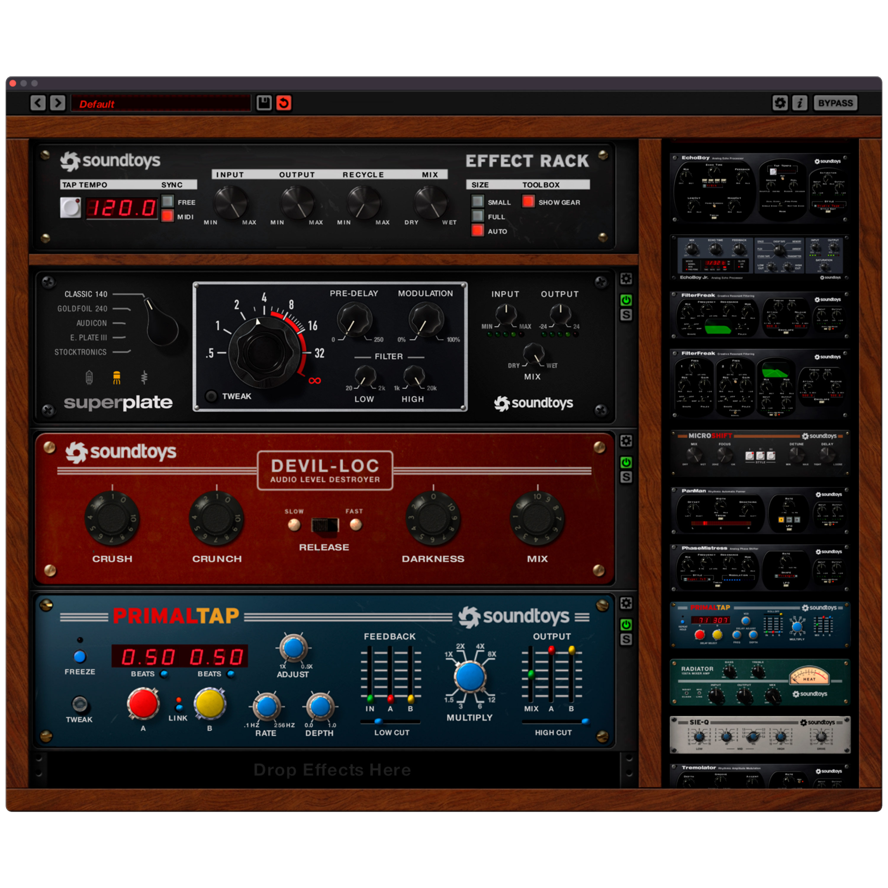 Soundtoys Soundtoys 5.5 (licence) - Plugins Effects Software SonoVente ...