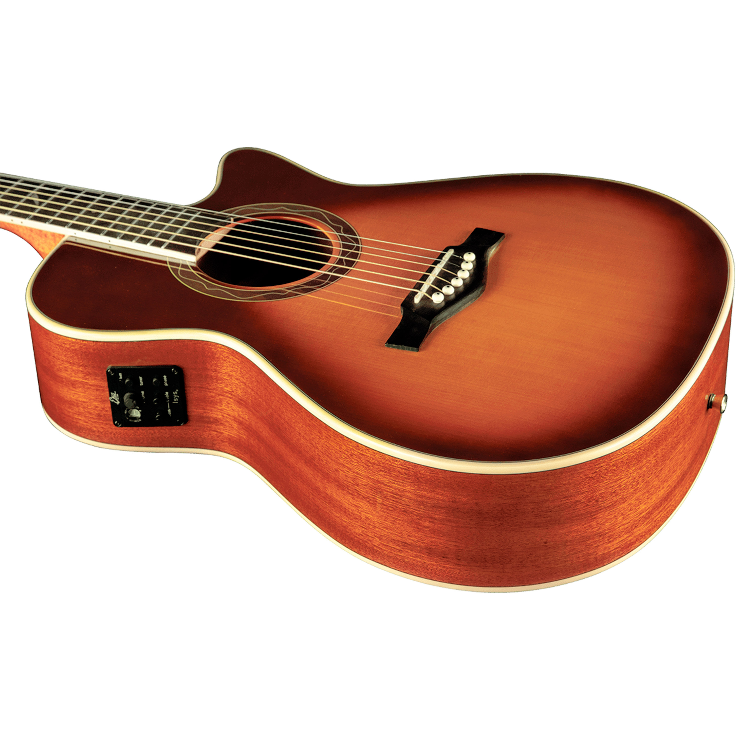 EKO One ST 018 CW Acoustique EQ ETS Vintage Burst - Guitare folk électro SonoVente.com