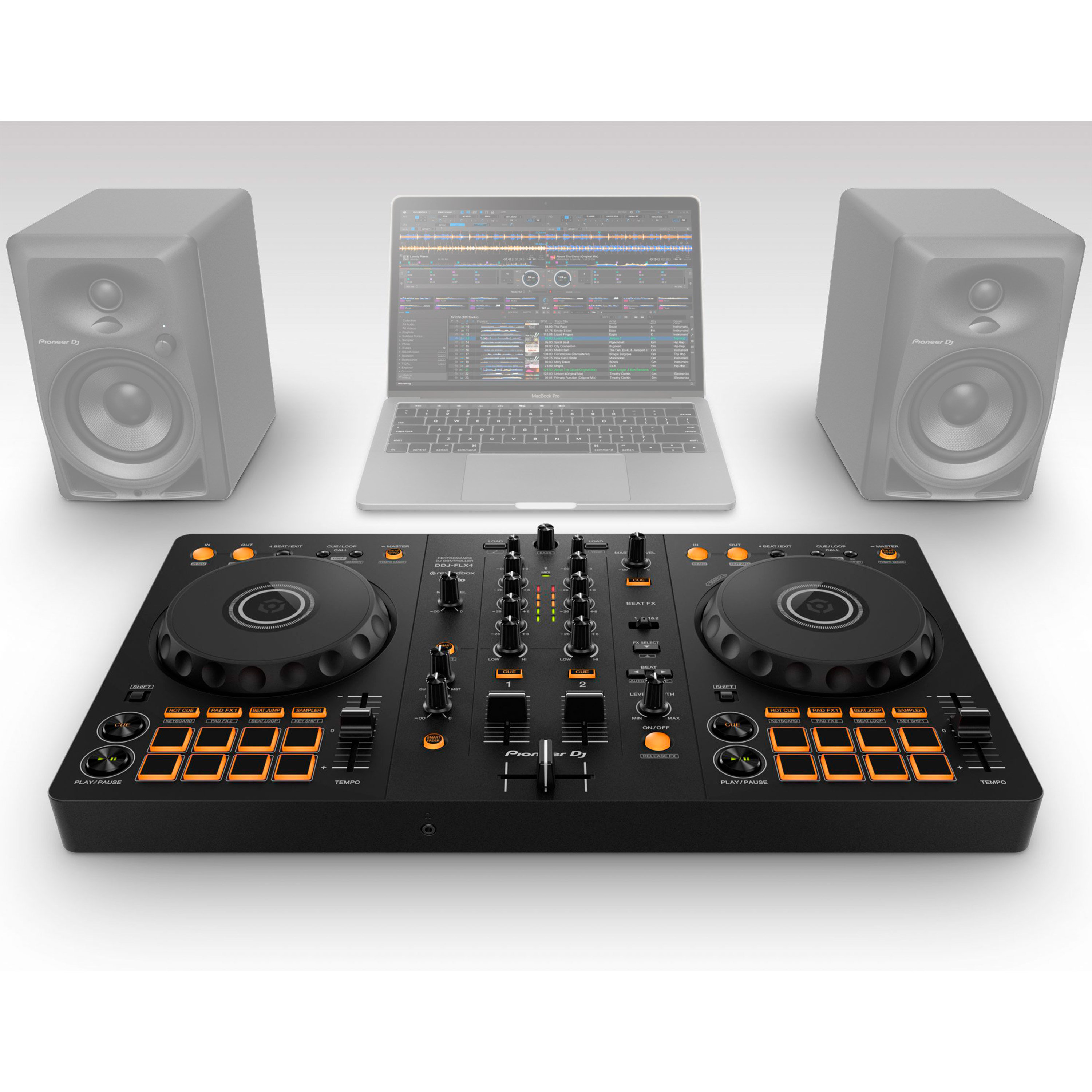 Pioneer DJ Pack DDJ-FLX4 + Flight Case Black Walkasse - Contrôleur DJ ...