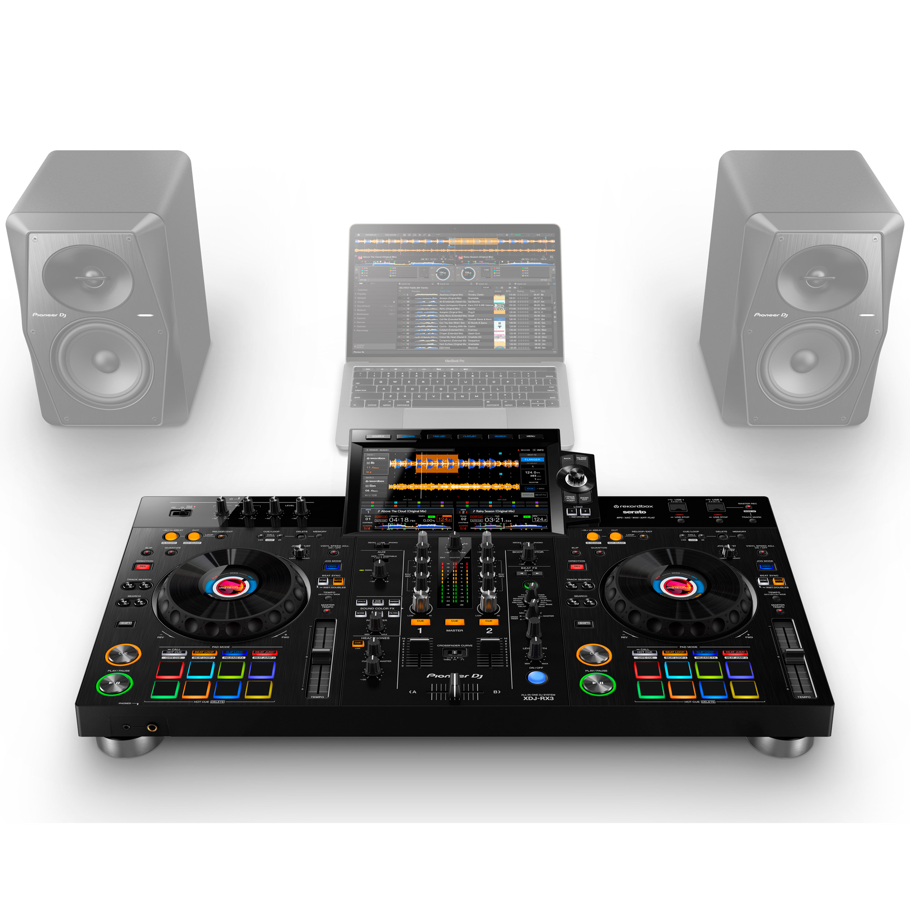 Pioneer DJ Pack XDJ-RX3 + Monitoring GO AUX 3 - Contrôleur DJ autonome ...