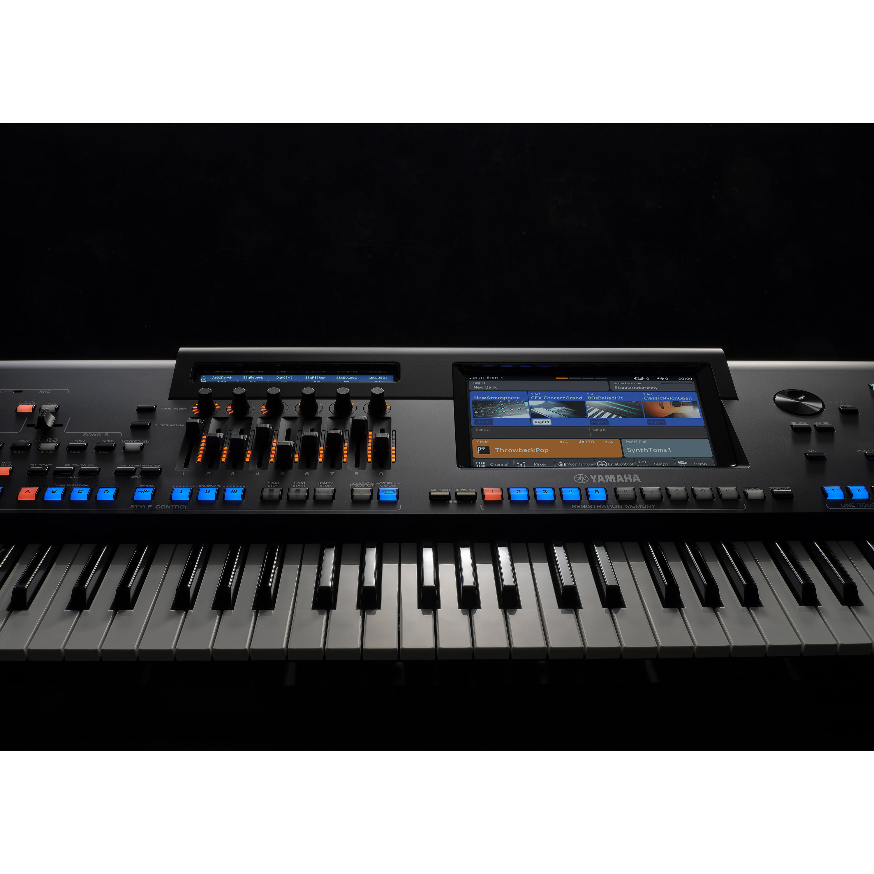 Yamaha Genos 2 - Clavier toucher dynamique SonoVente.com