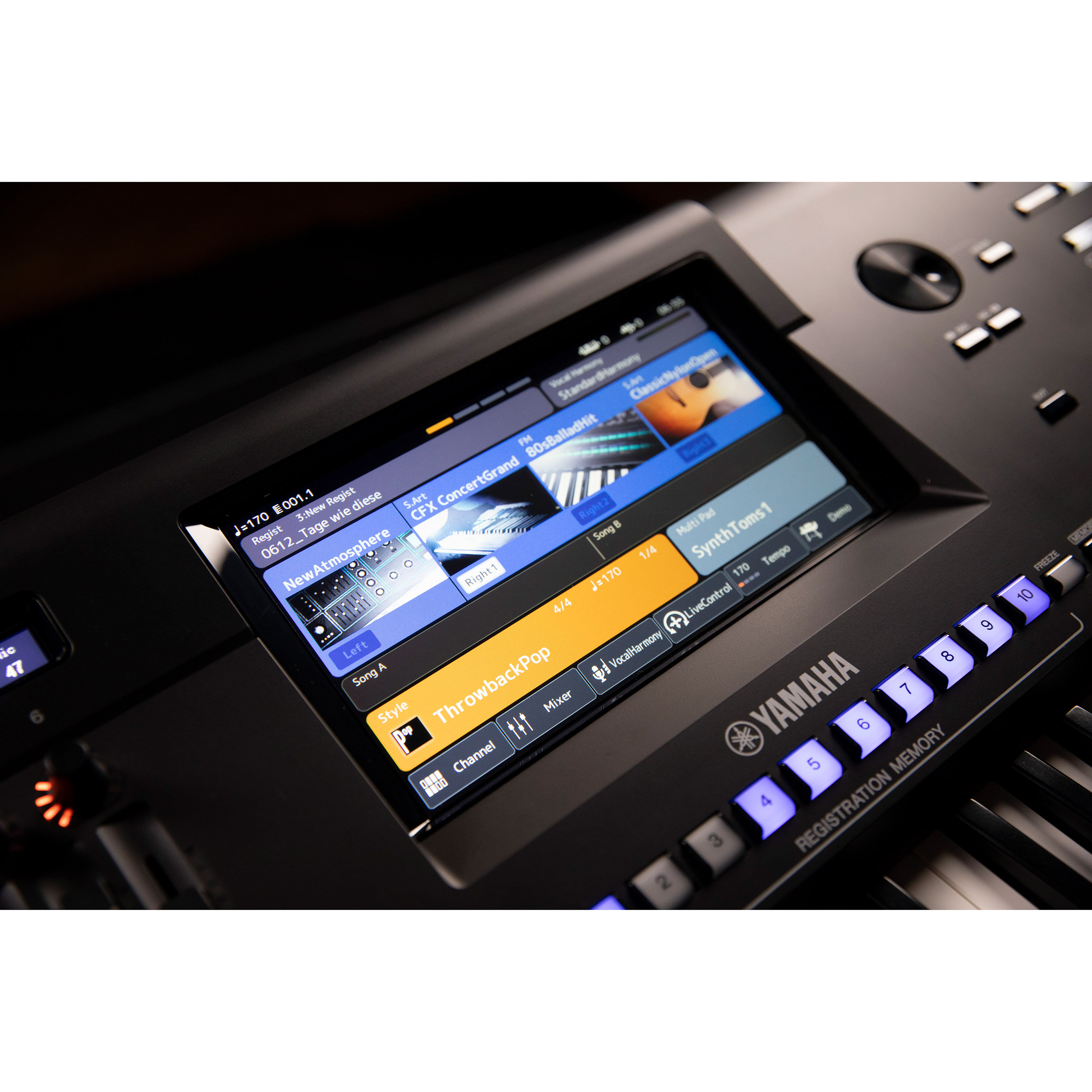 Yamaha Genos 2 - Clavier toucher dynamique SonoVente.com