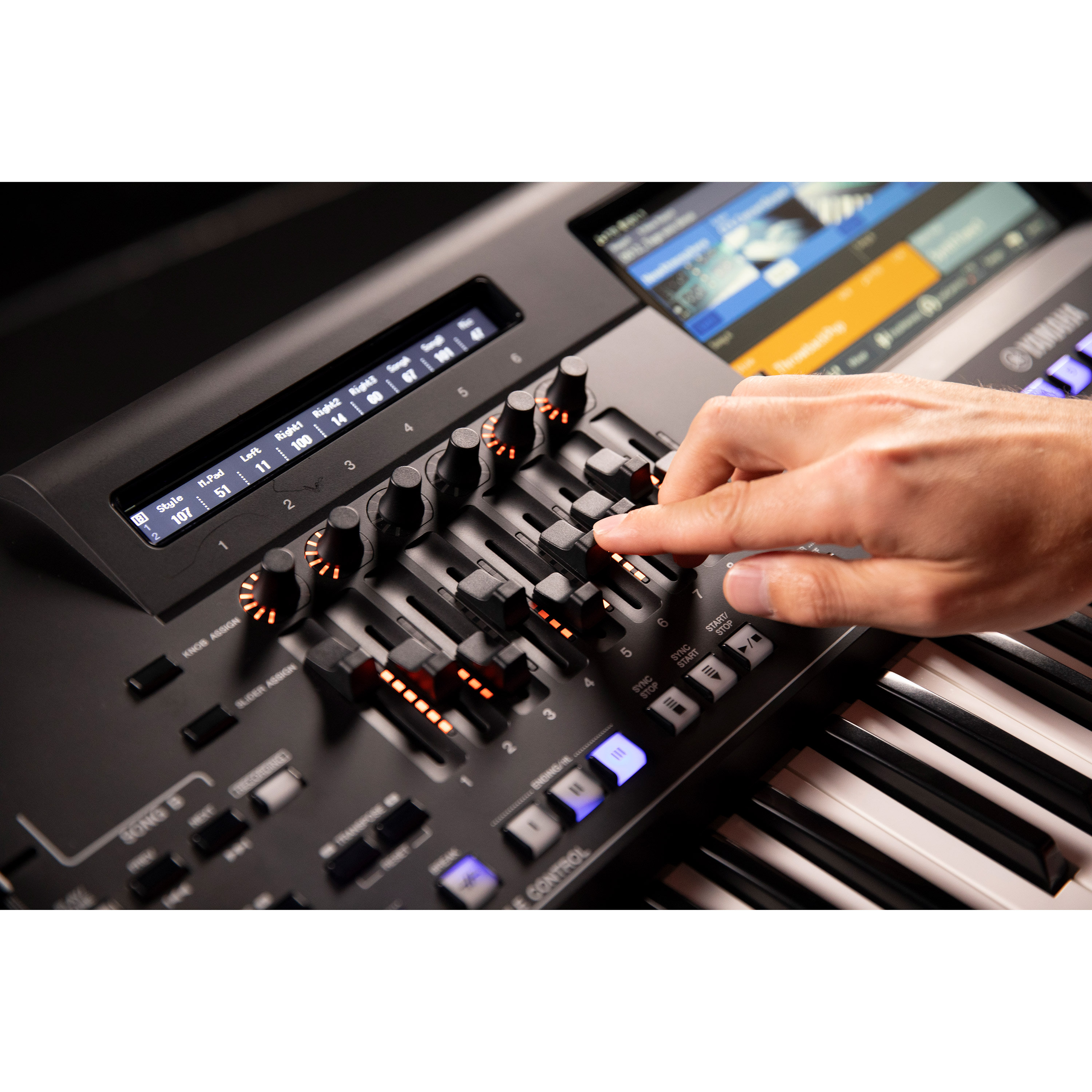 Yamaha Genos 2 - Clavier toucher dynamique SonoVente.com
