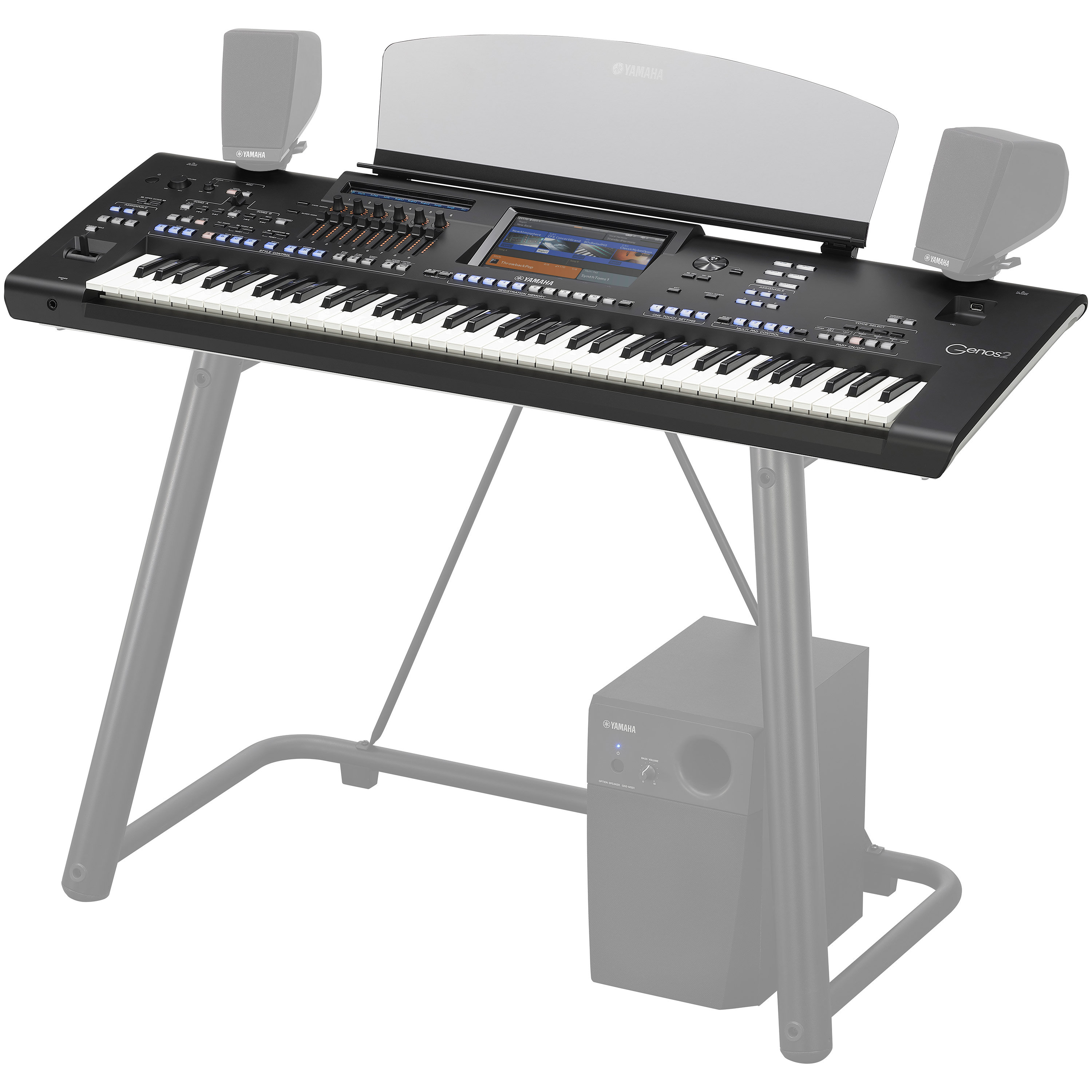 Yamaha Genos 2 - Clavier toucher dynamique SonoVente.com