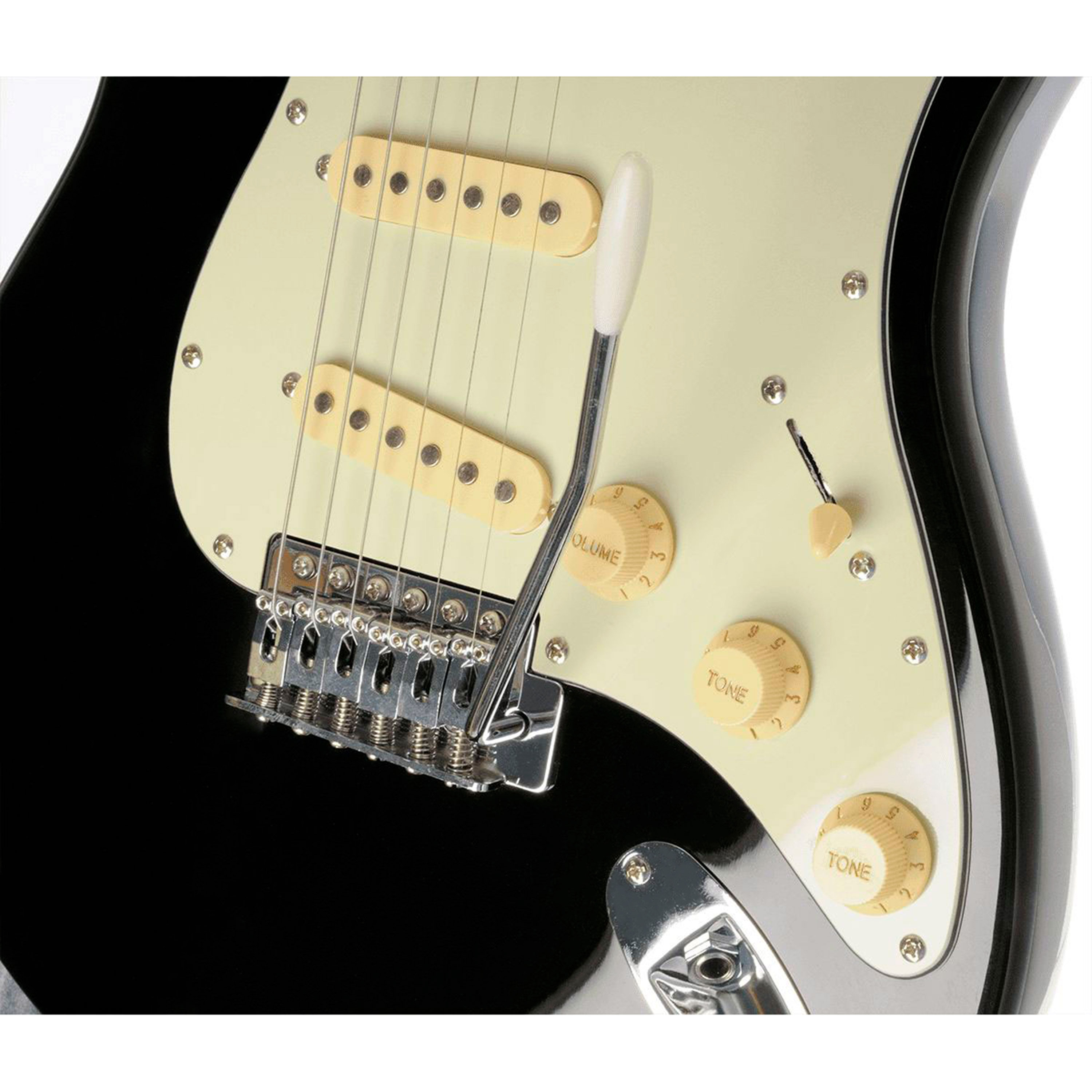 EKO S-300 Vintage Black - Guitare forme ST SonoVente.com