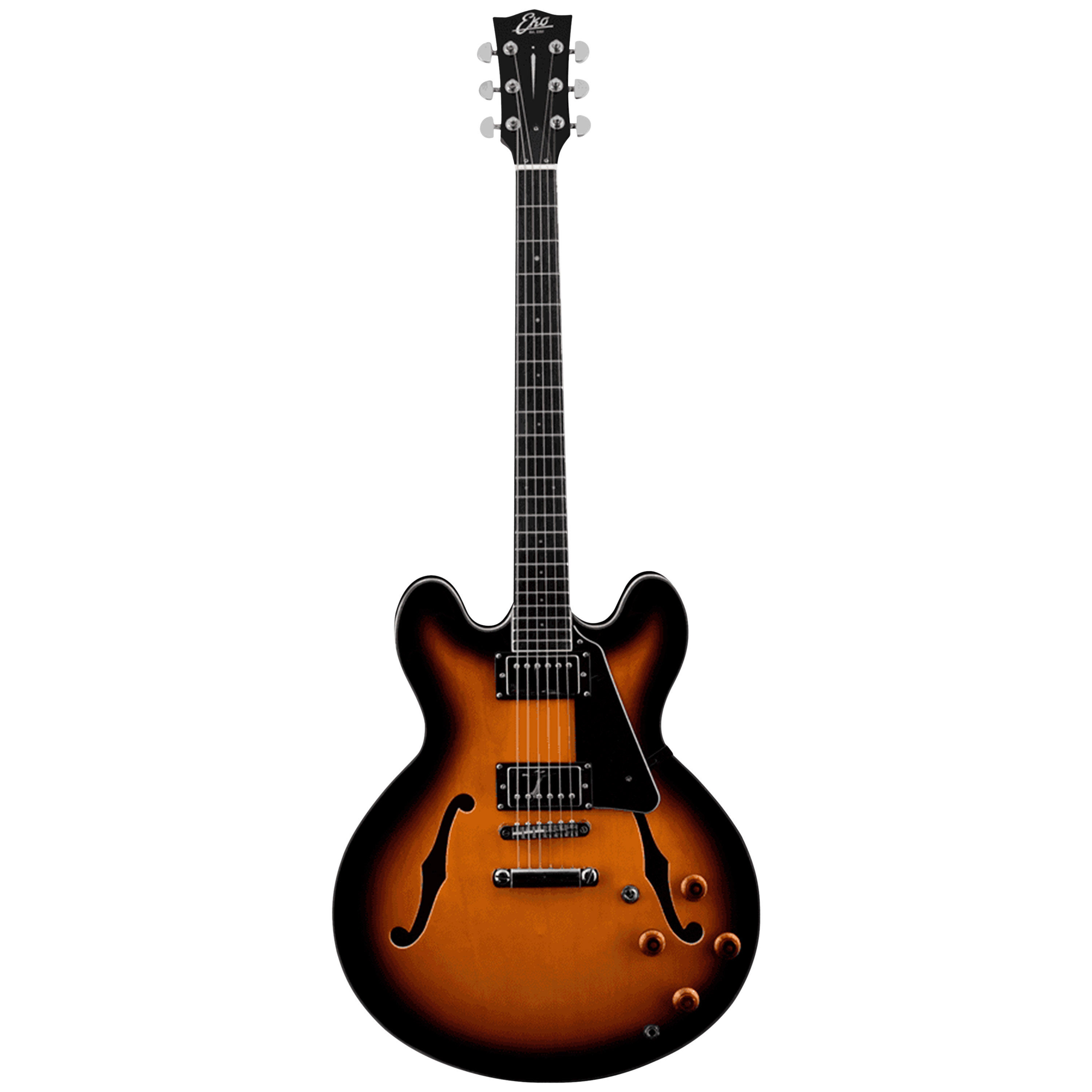 EKO SA350 Sunburst - Guitare demi-caisse SonoVente.com
