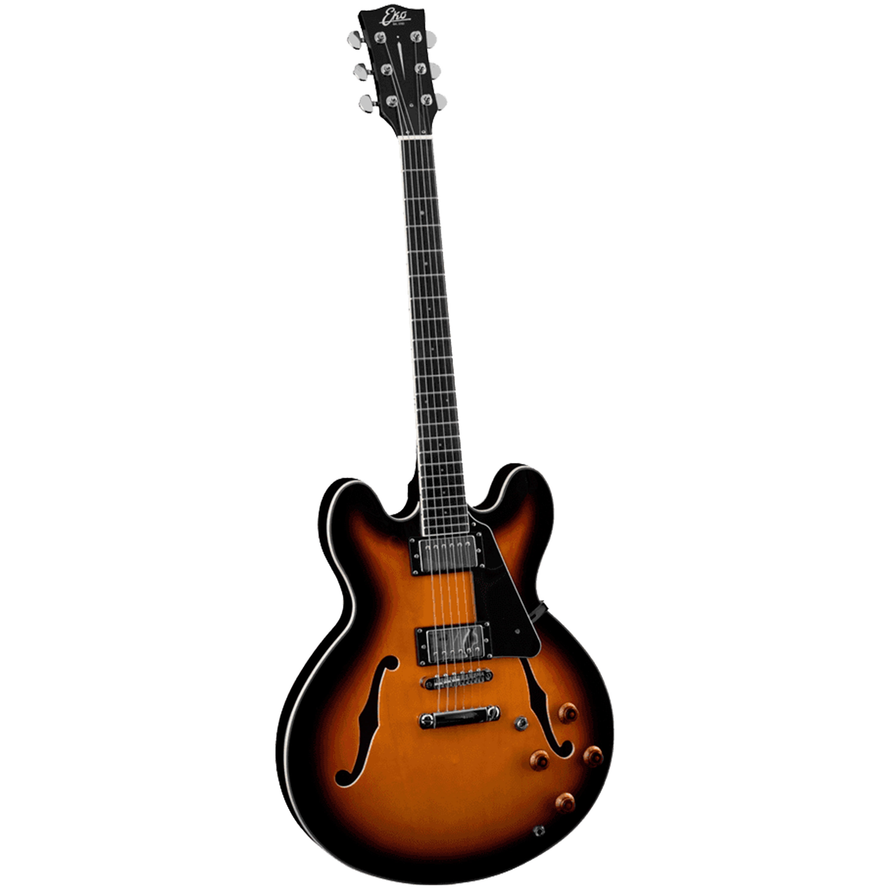 EKO SA350 Sunburst - Guitare demi-caisse SonoVente.com