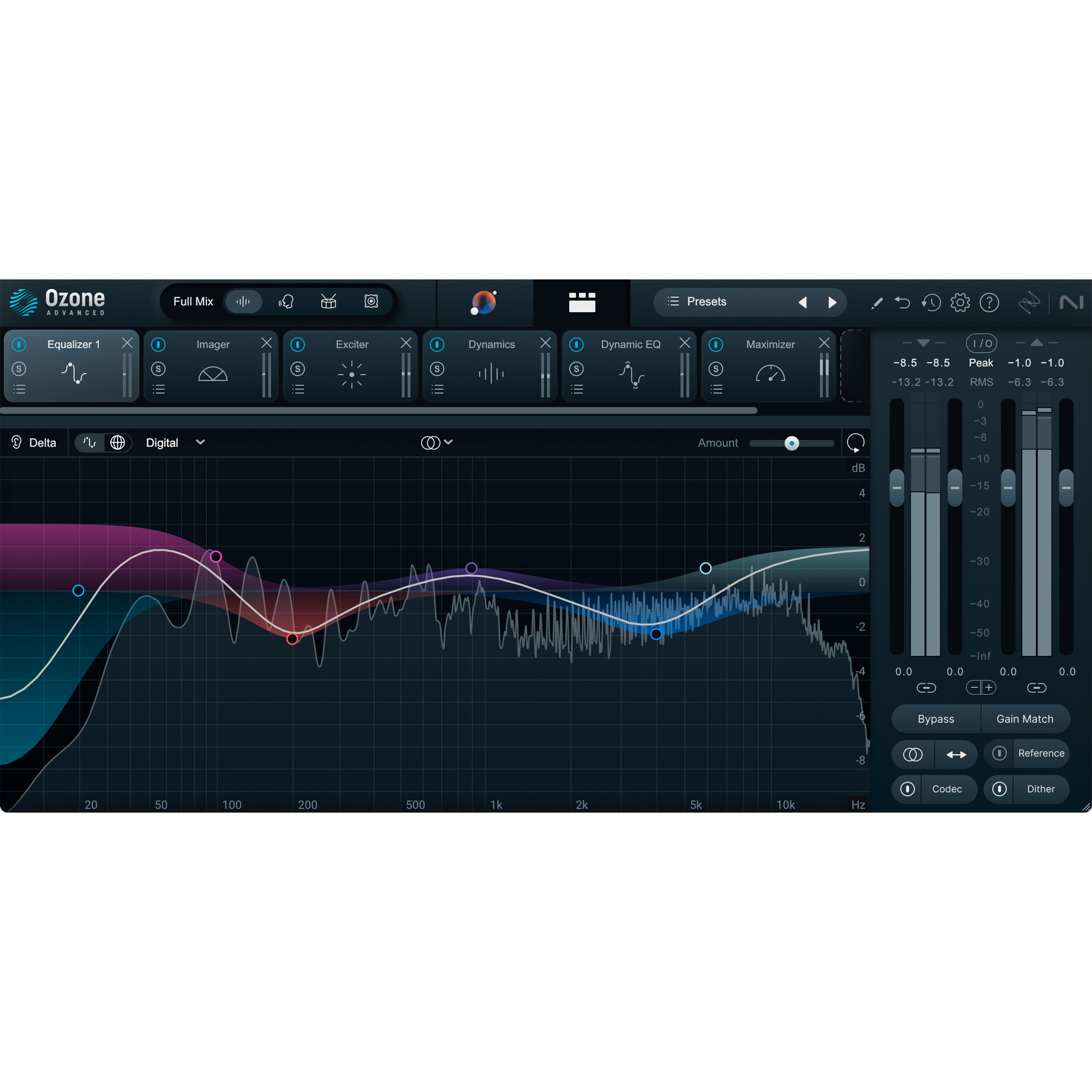 Izotope Ozone 11 Advanced - Logiciel plugins d'effets SonoVente.com