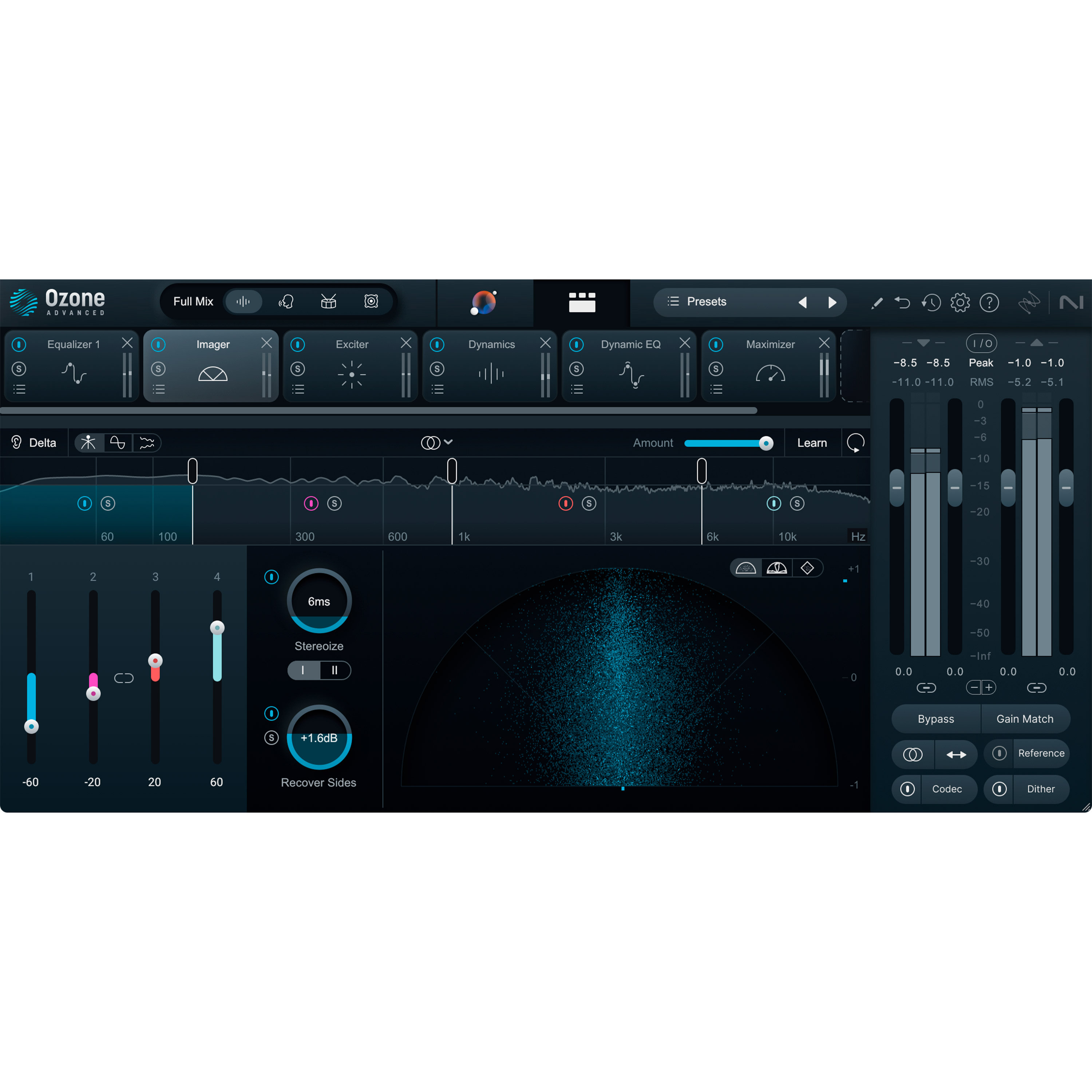 Izotope Ozone 11 Advanced - Logiciel plugins d'effets SonoVente.com