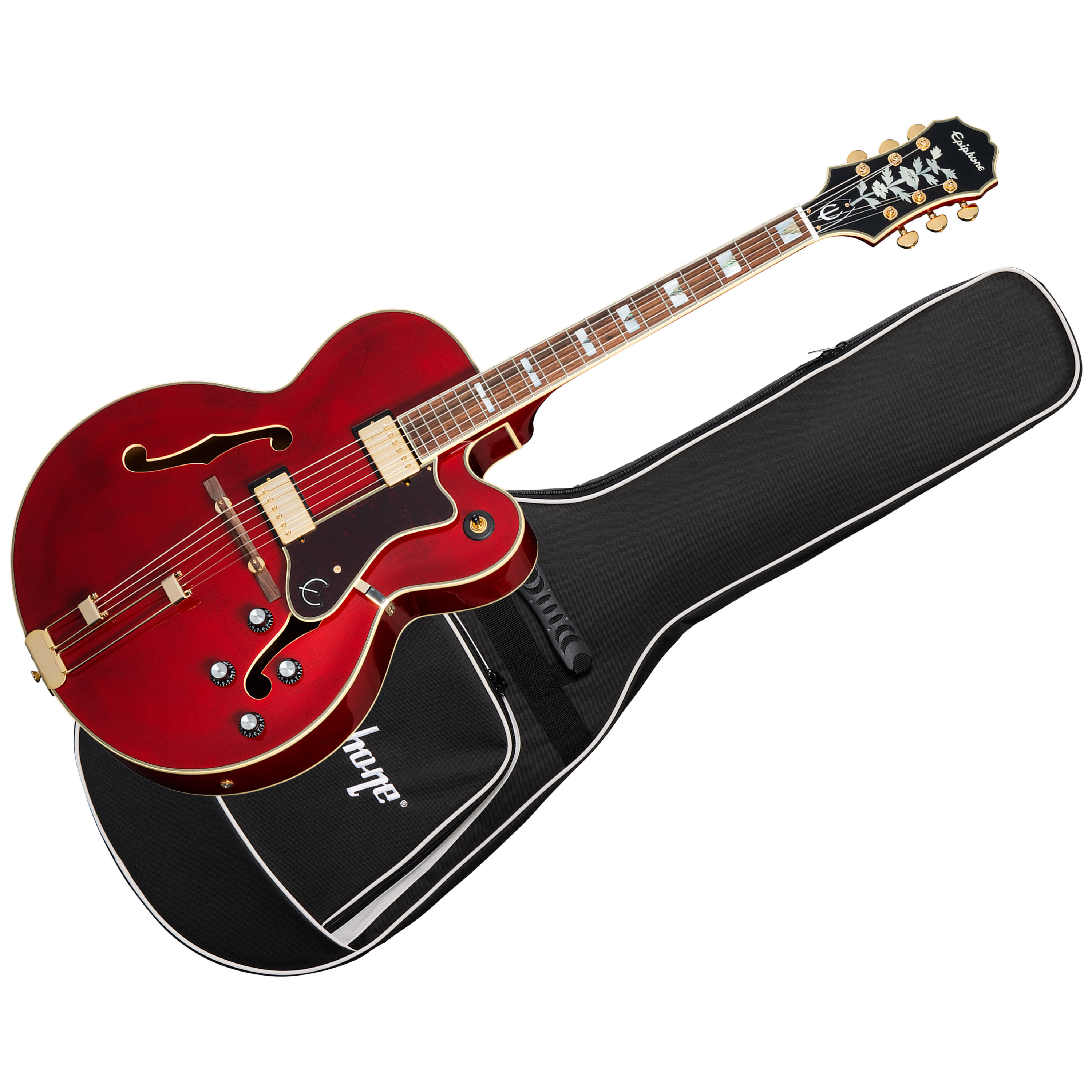 Epiphone Broadway Wine Red - Guitare hollow body SonoVente.com