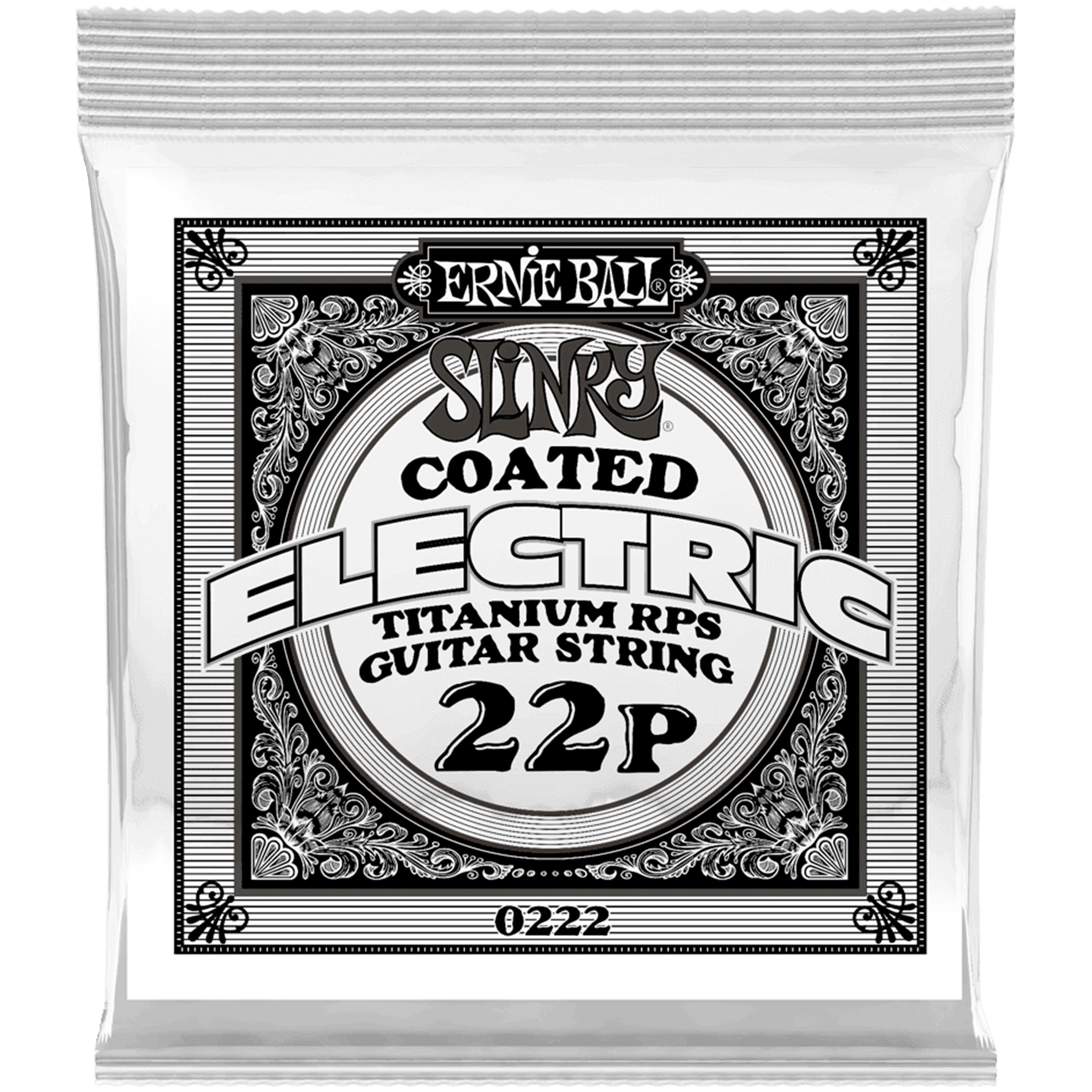 Ernie Ball 0222 Slinky Coated Titane 22 - Cordes guitare SonoVente.com