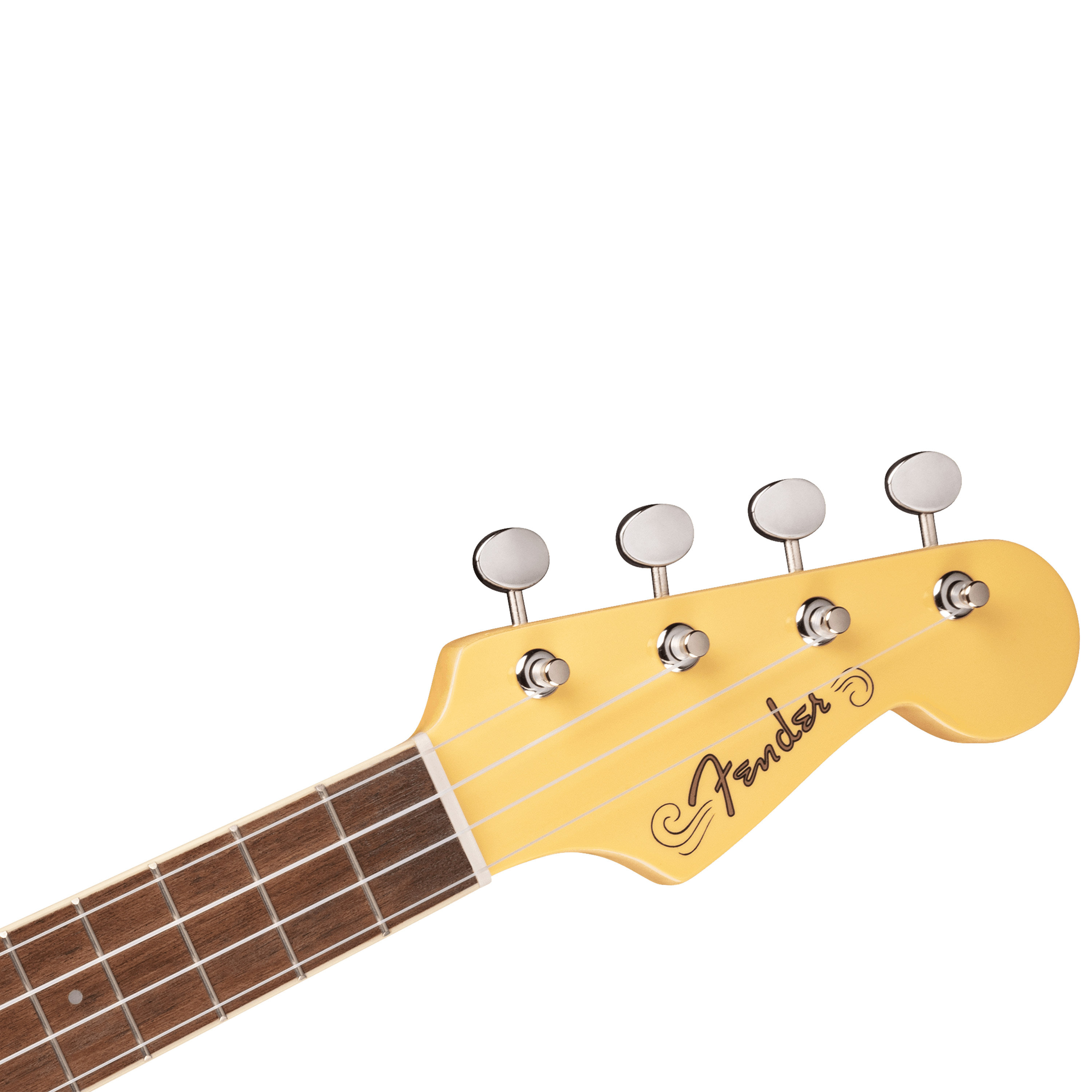 Fender LTD Fullerton JazzMaster UKE, Vintage White - Ukulélé SonoVente.com