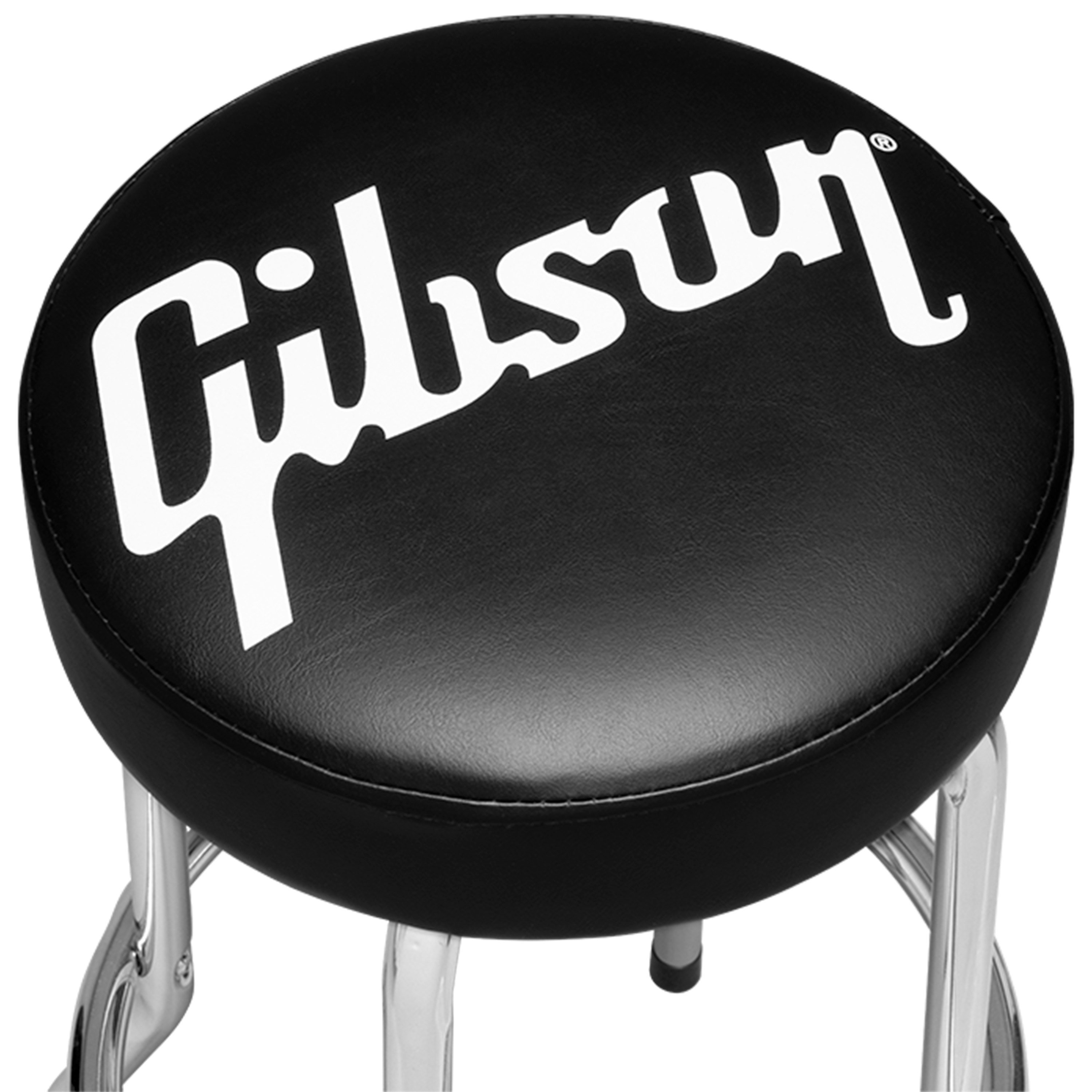 Gibson GA-STOOL5 Premium Playing Stool, Standard Logo, Tall (30 ...
