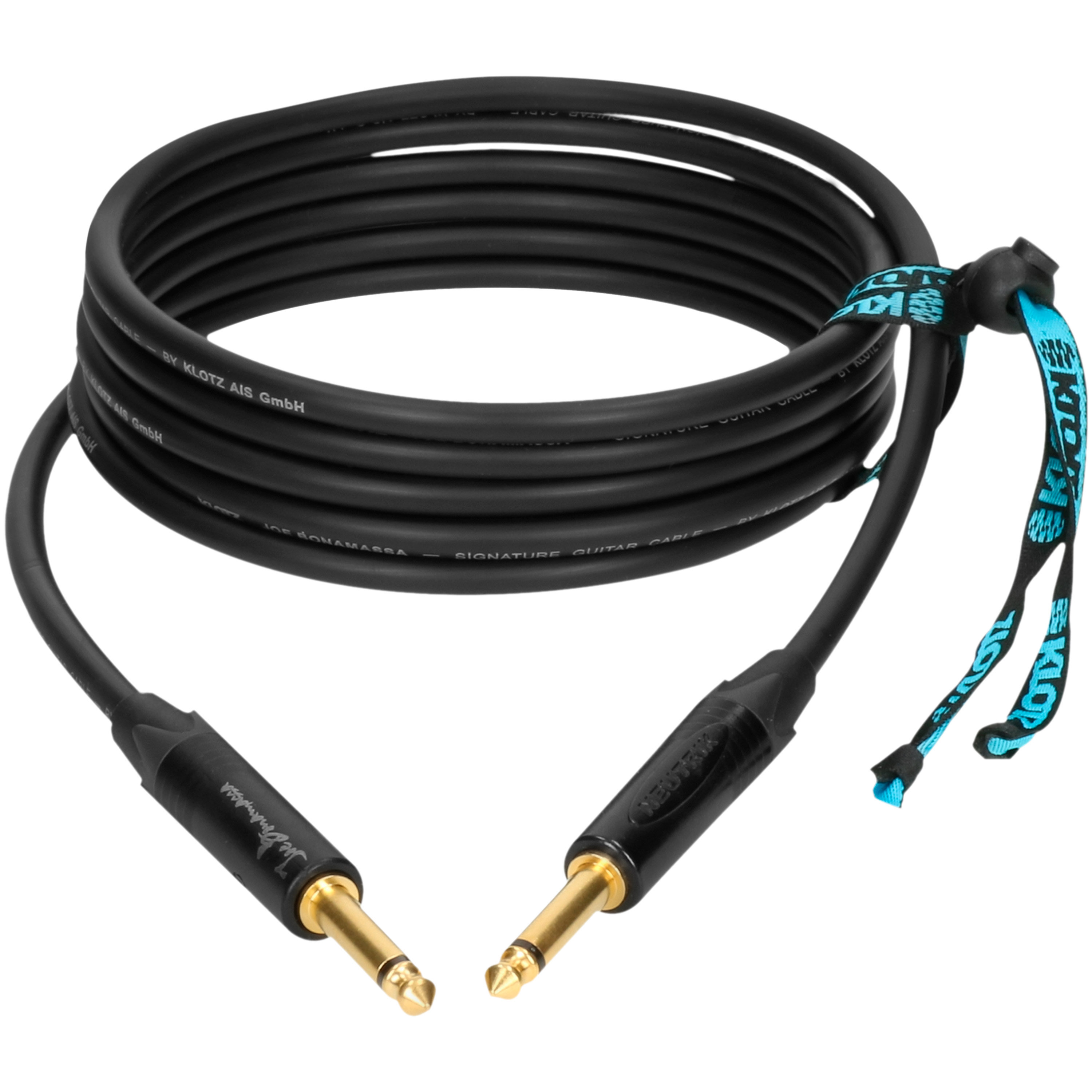 Klotz JBNPP060 Joe Bonamassa Guitar Cable Jack Mâle TS Jack Mâle TS 6m ...