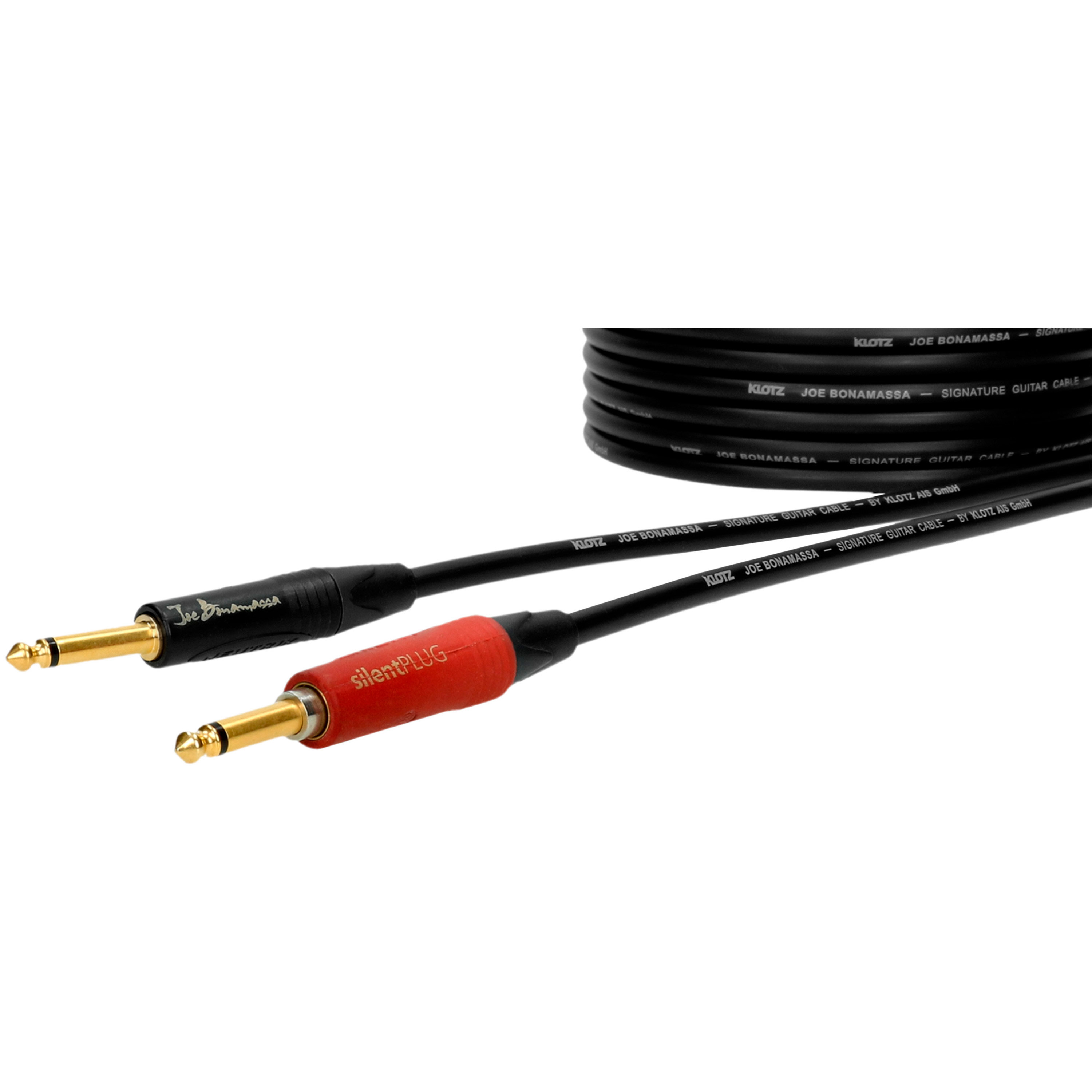 Klotz JBNPSP090 Joe Bonamassa Guitar Cable Jack Mâle TS Jack Mâle TS ...