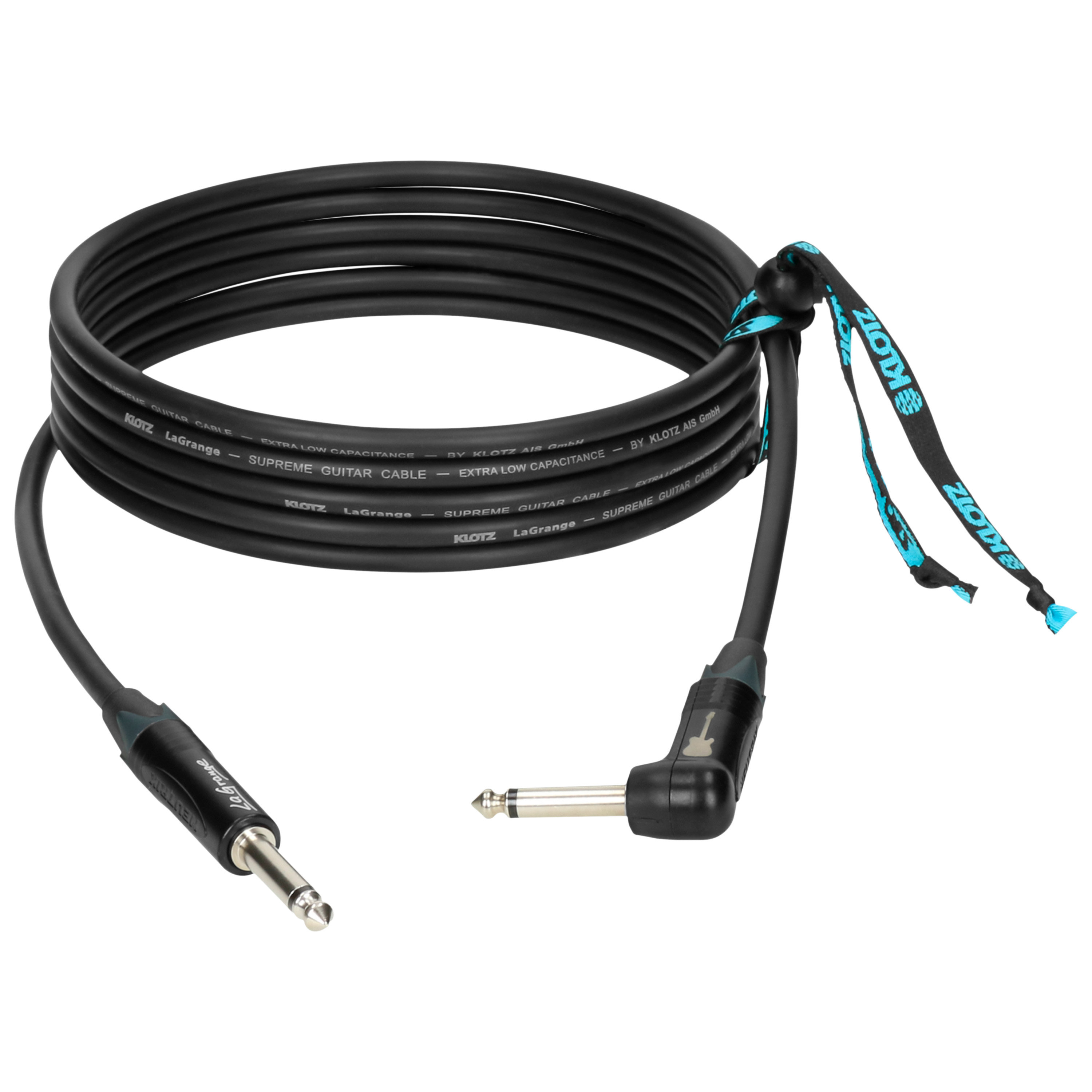 Klotz LA-PR0600 LA-Grange Supreme Guitar Cable Jack Mâle TS Jack Mâle ...