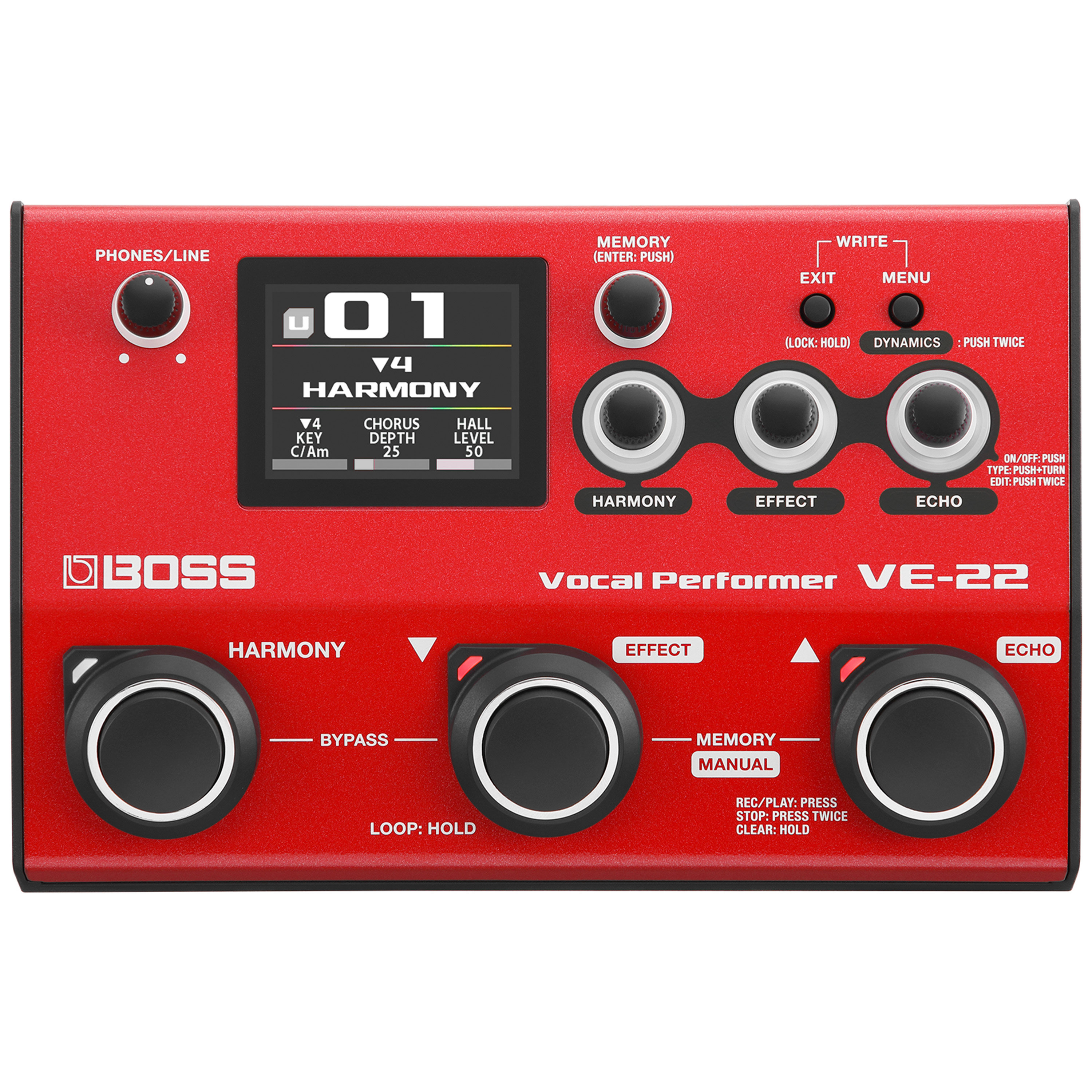 Boss VE-22 - Effets guitare électro-acoustique SonoVente.com